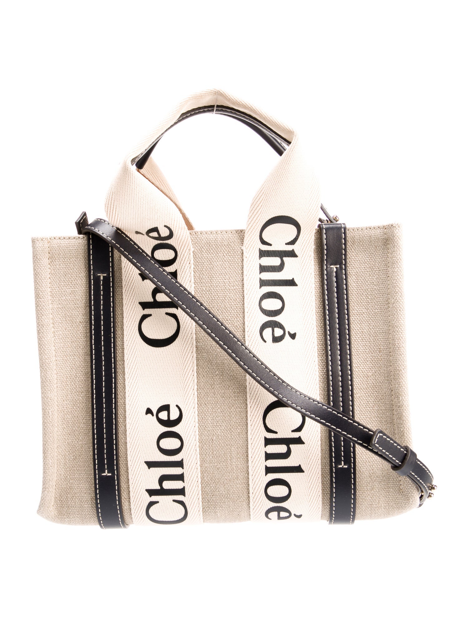 Chloé Mini Woody Tote - Neutrals Totes, Handbags - CHL282147 | The RealReal
