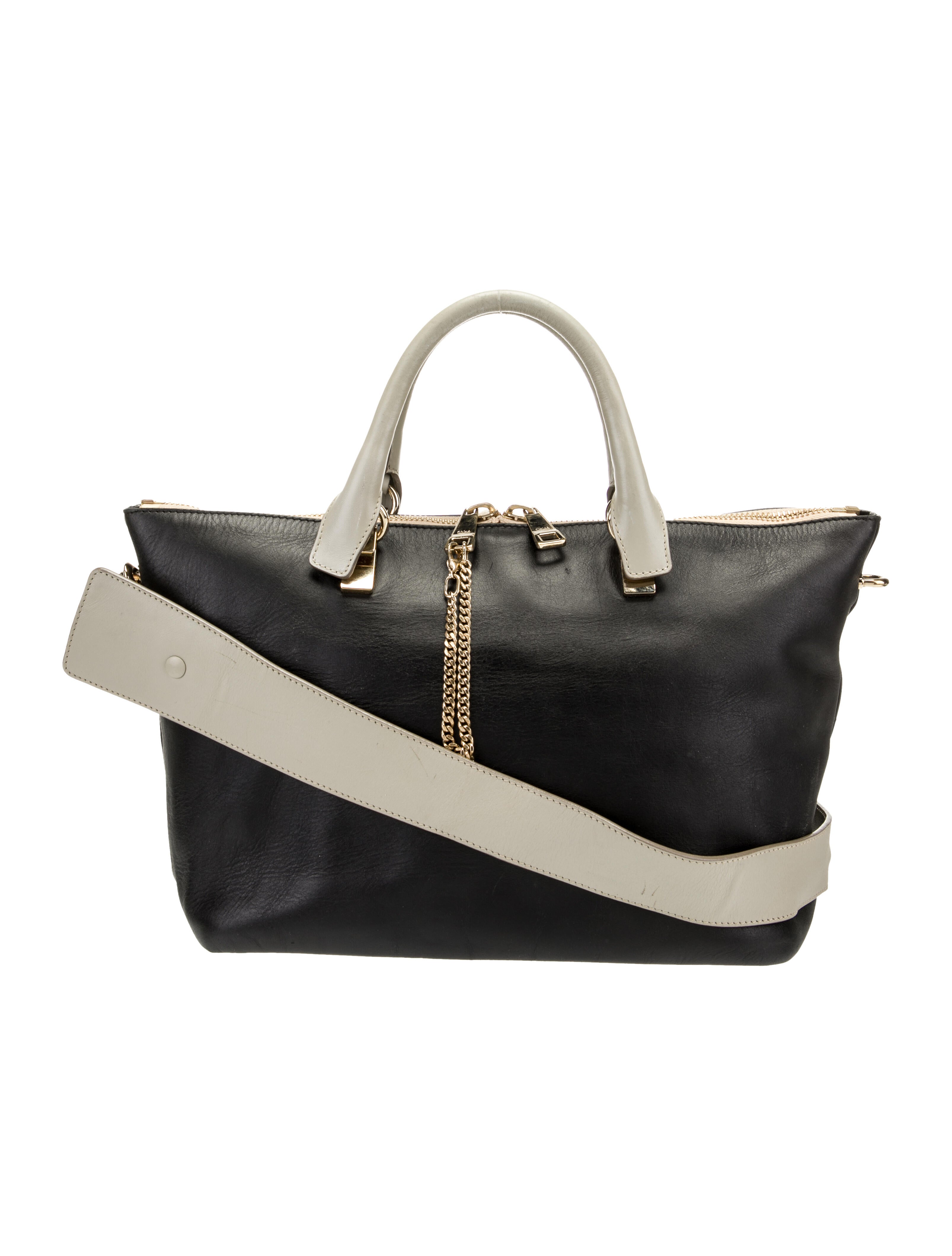 Chloé Large Leather Baylee Tote - Black Totes, Handbags - CHL282934 ...