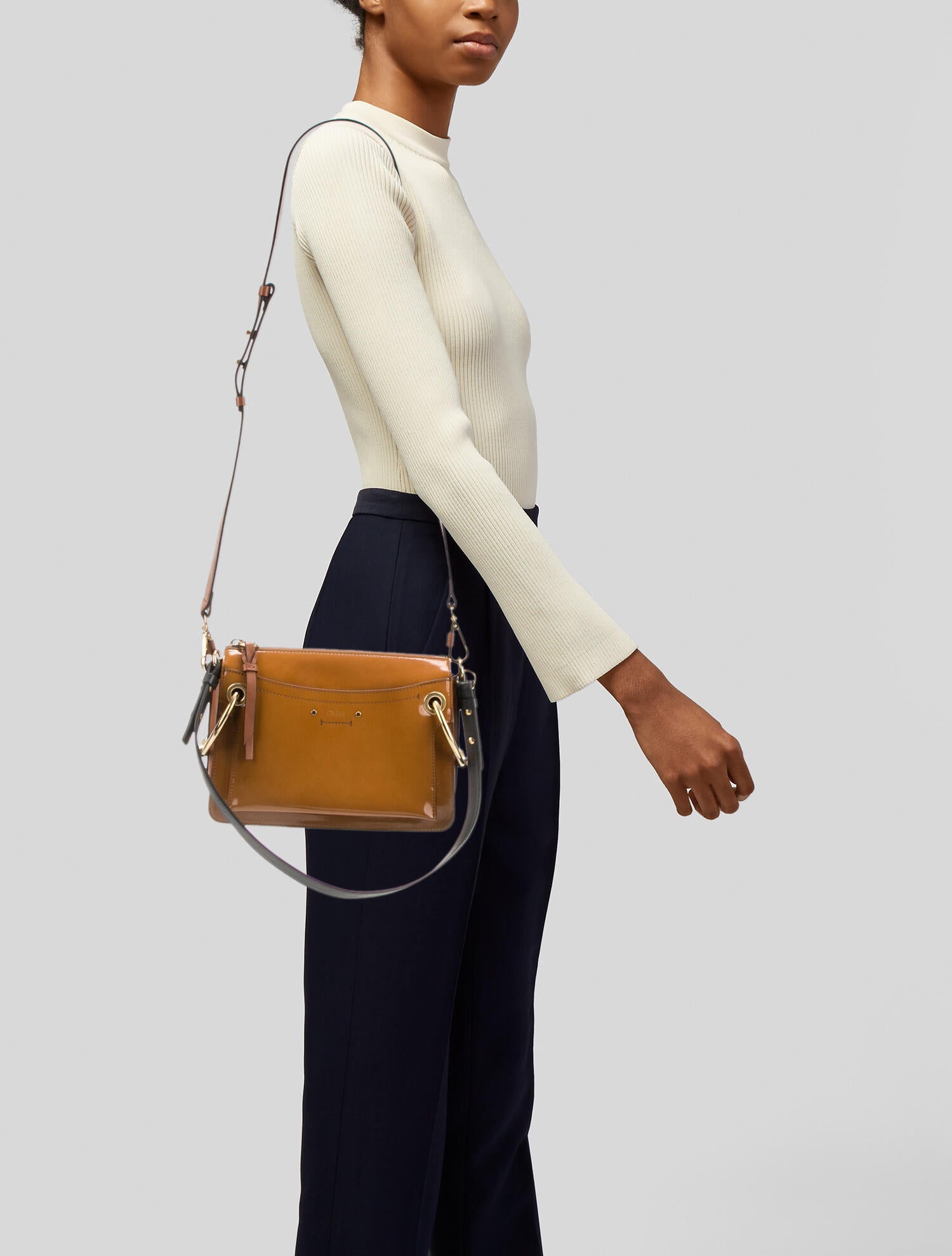 Chloé Roy Leather Handle Bag - Brown Shoulder Bags, Handbags ...