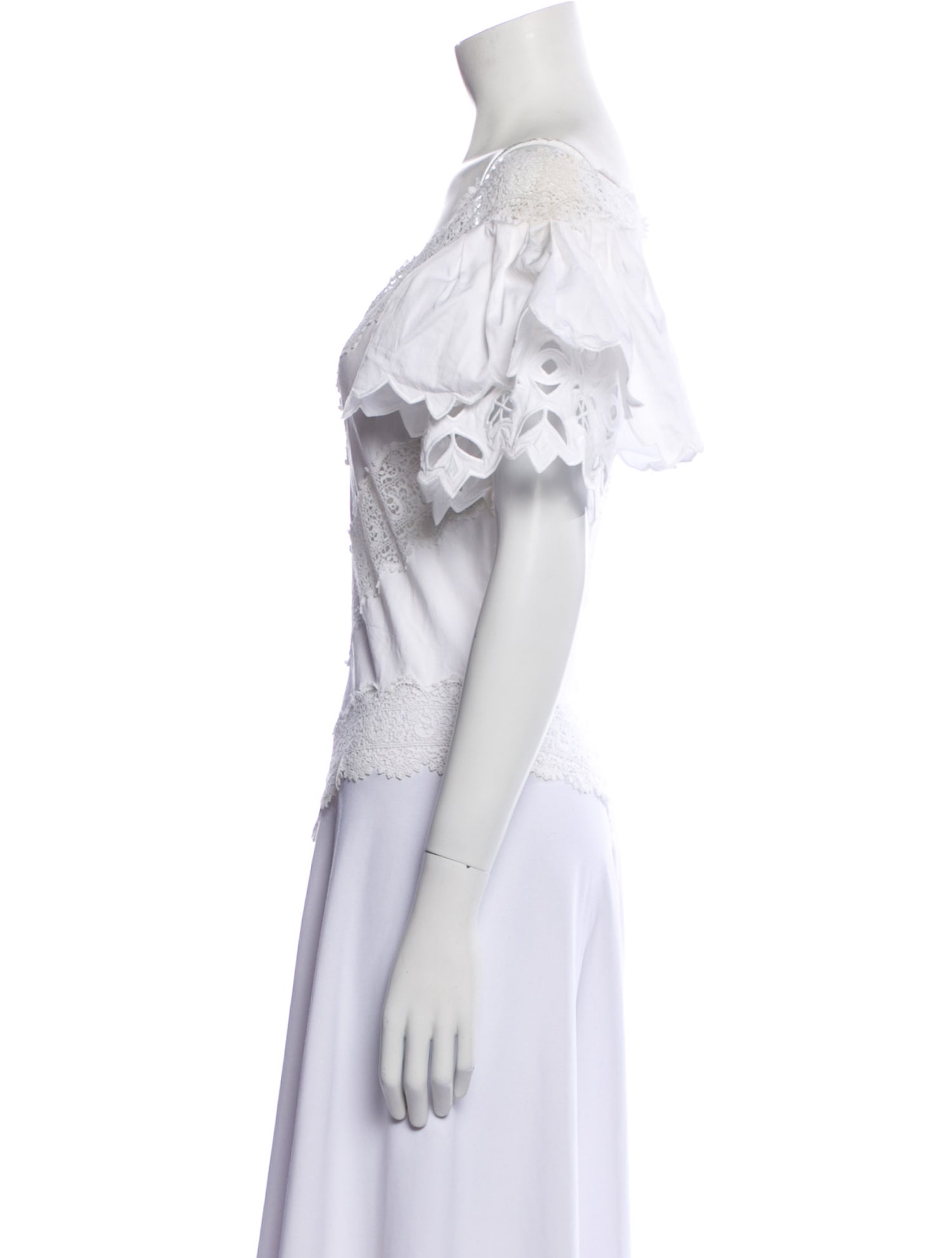 Chloé 2002 V-Neck Blouse - White Tops, Clothing - CHL286155 | The RealReal