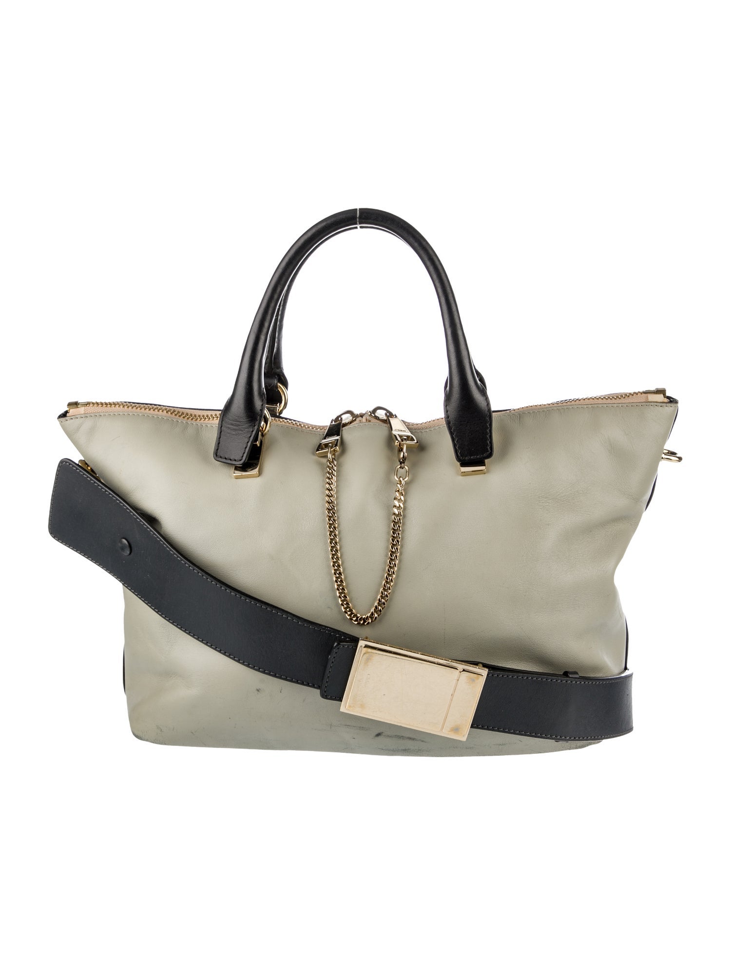 Chloé Leather Tote Bag - Neutrals Totes, Handbags - CHL289663 | The ...