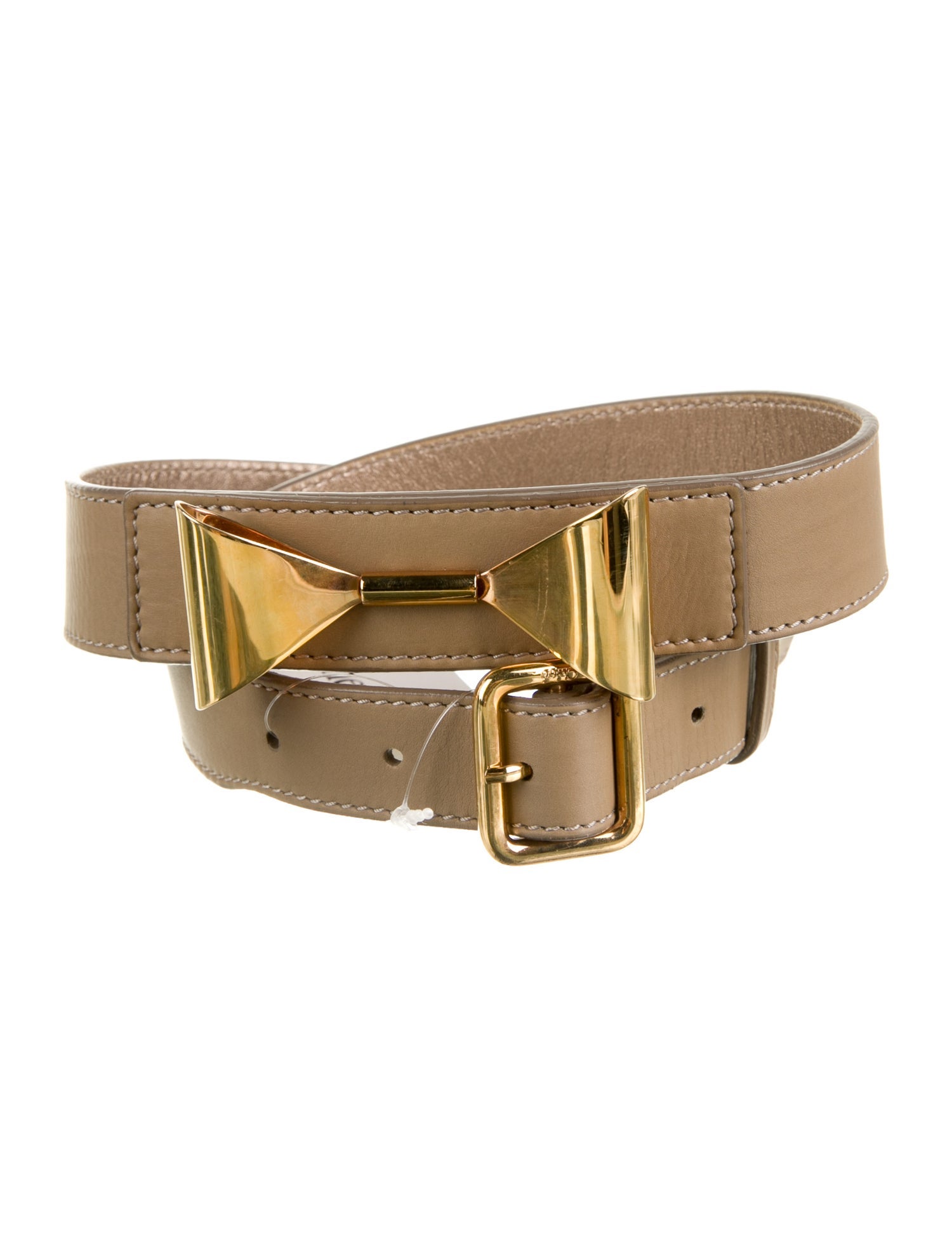 Chloé Leather Belt - Metallic Belts, Accessories - CHL290394 | The RealReal