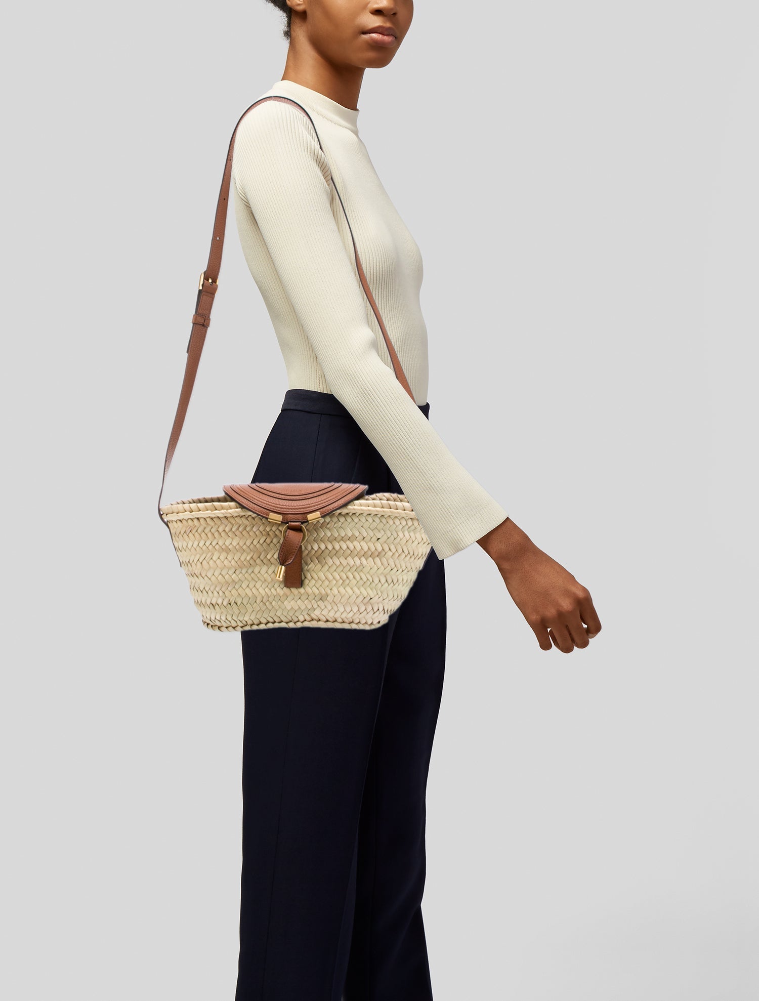 Loewe Raffia Mini Bunny Crossbody Bag - Neutrals Crossbody Bags ...