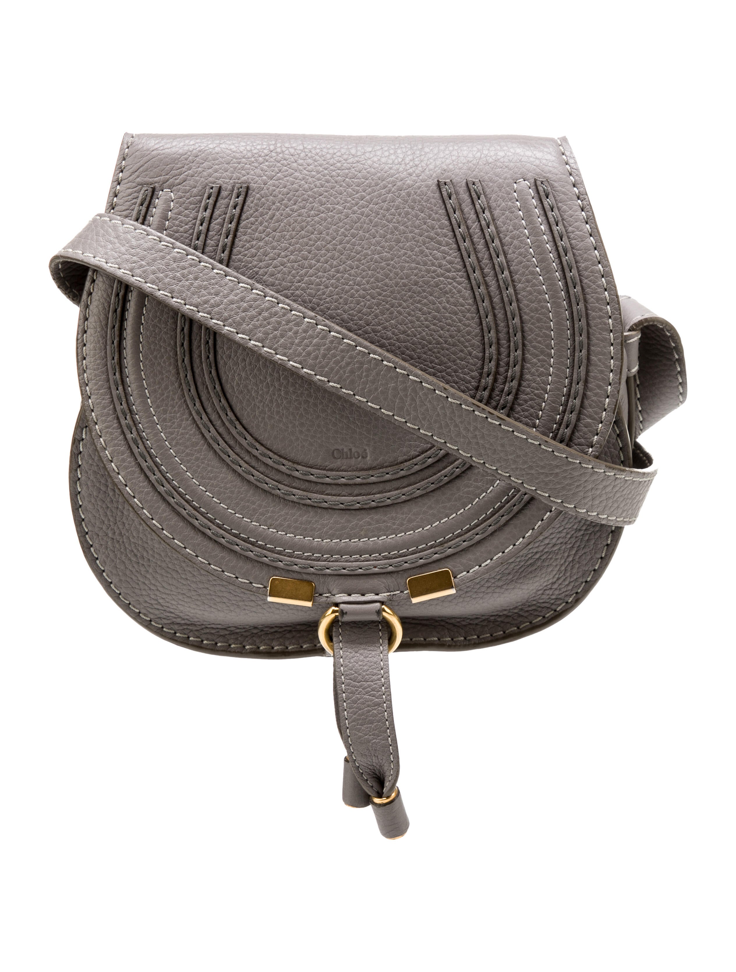 Chloé Marcie Leather Crossbody Bag - Brown Crossbody Bags, Handbags ...
