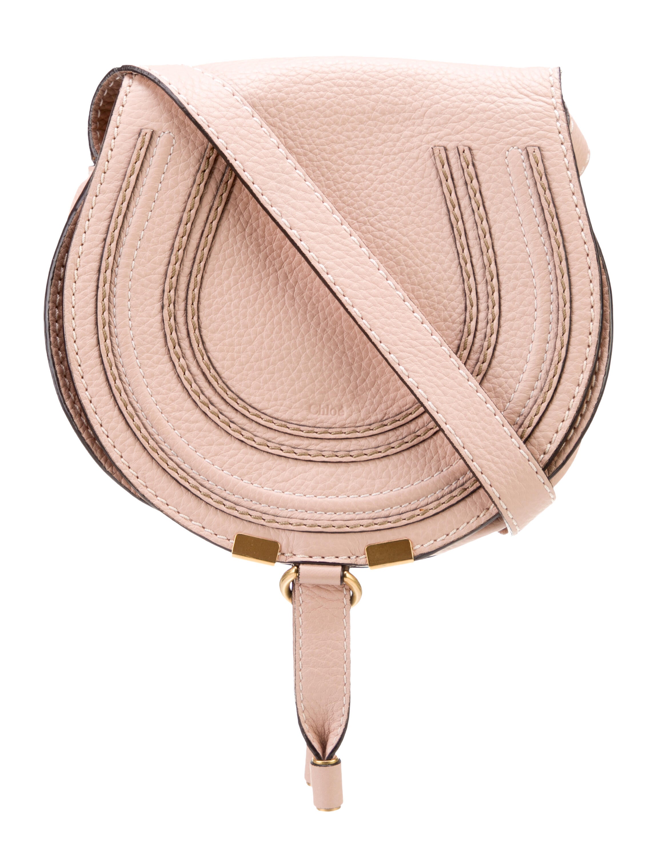 Chloé Marcie Leather Crossbody Bag - Brown Crossbody Bags, Handbags ...