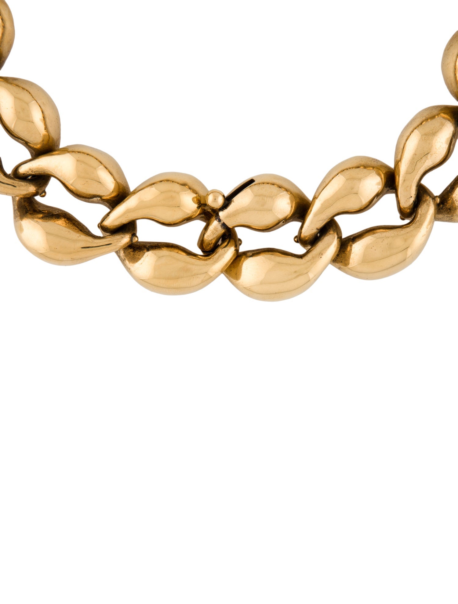 Paco Rabanne XL Chain Collar Necklace - Gold-Tone Metal Collar ...