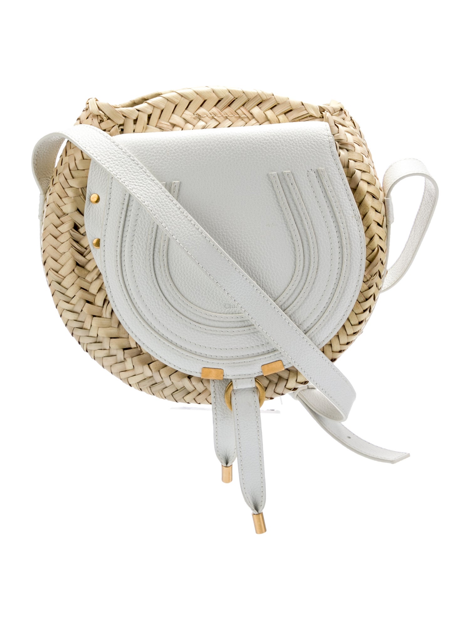 Chloé Raffia Crossbody Bag - Neutrals Crossbody Bags, Handbags ...