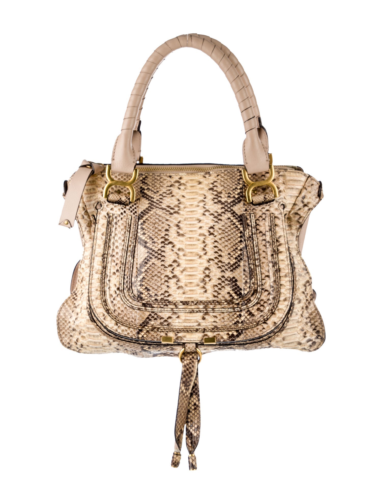 Valentino Large Roman Stud Cashmere Bag - Neutrals Shoulder Bags ...