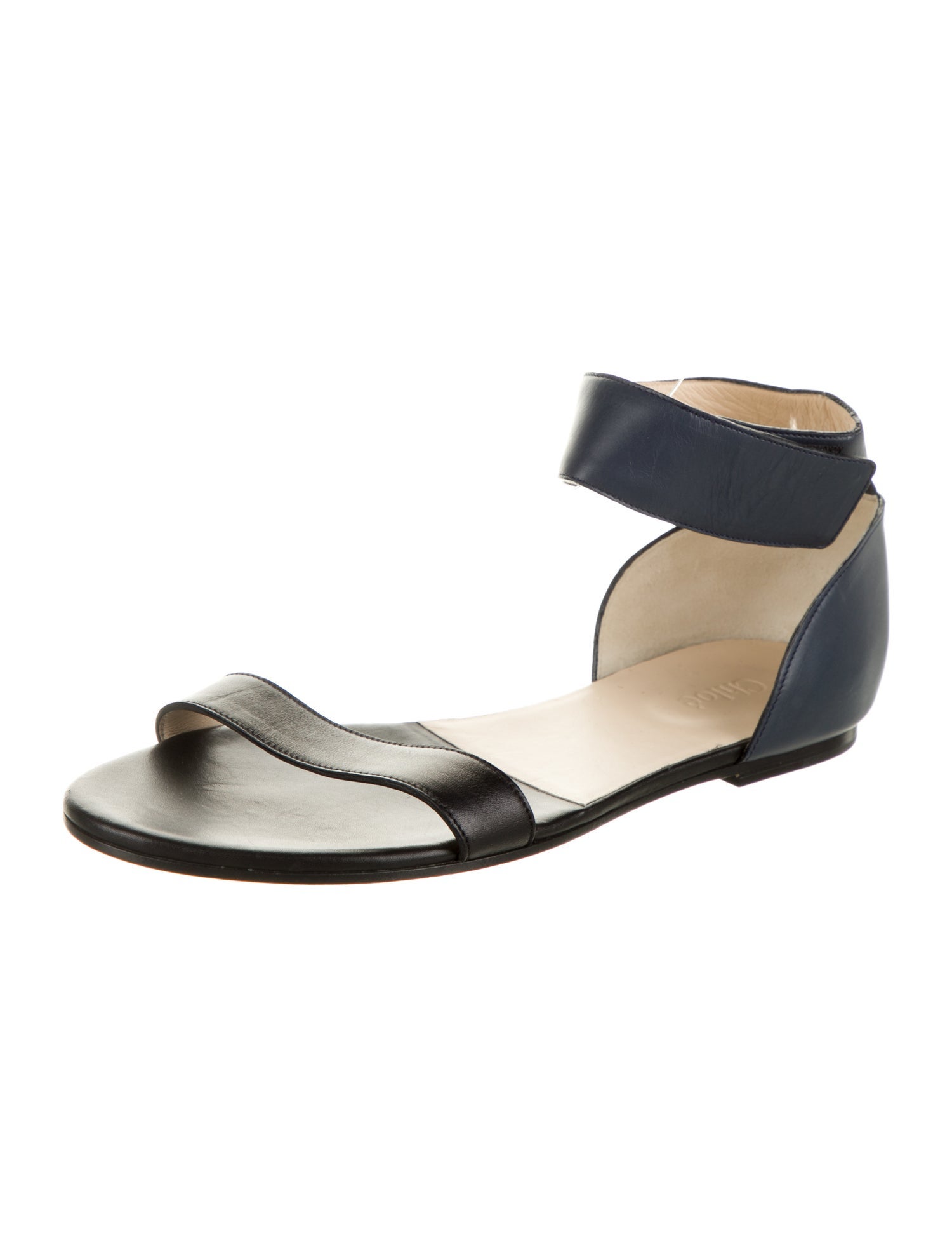 Jenni Kayne Leather Slides - Brown Sandals, Shoes - WJK60042 | The RealReal