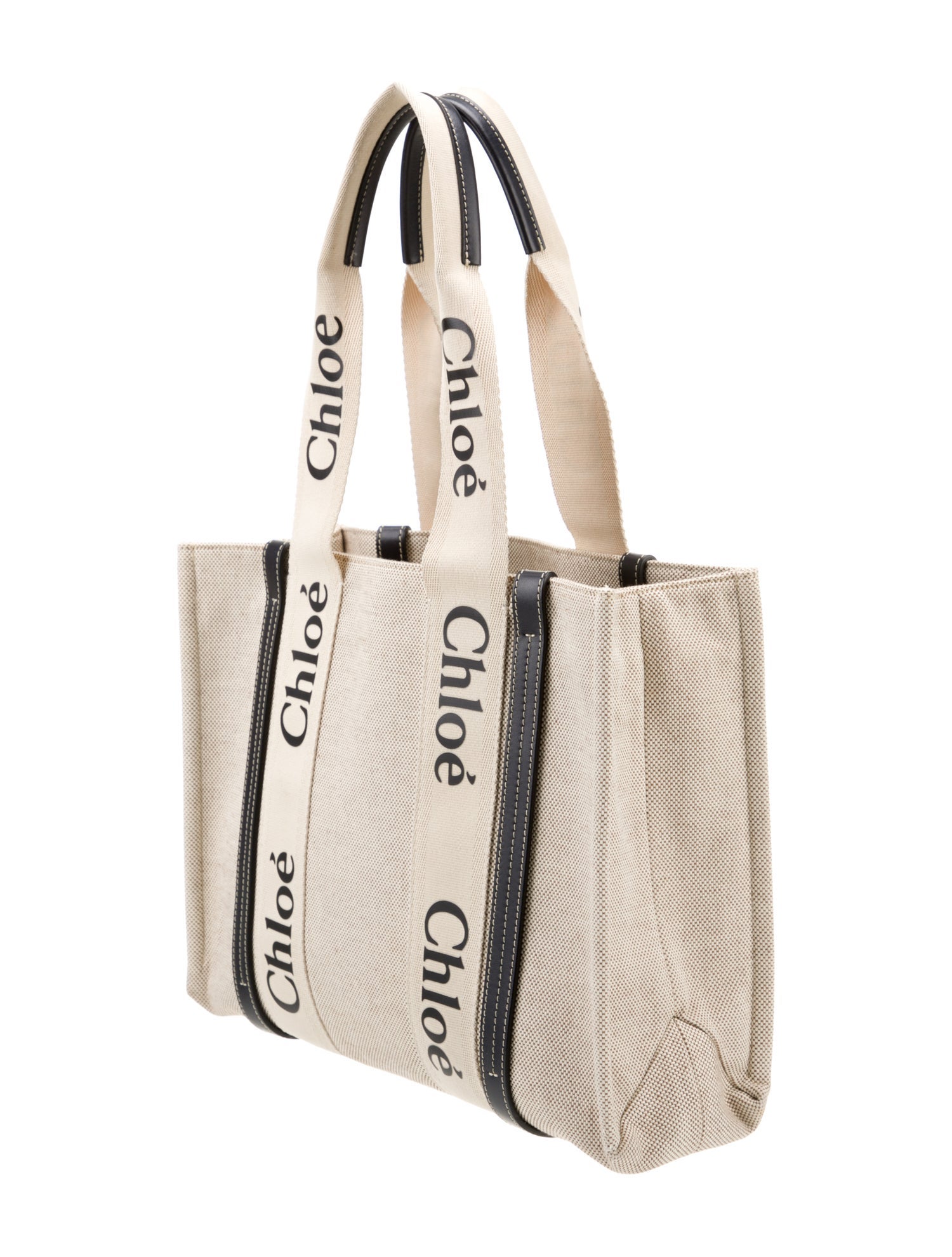 Chloé Canvas - Neutrals Totes, Handbags - CHL297540 | The RealReal