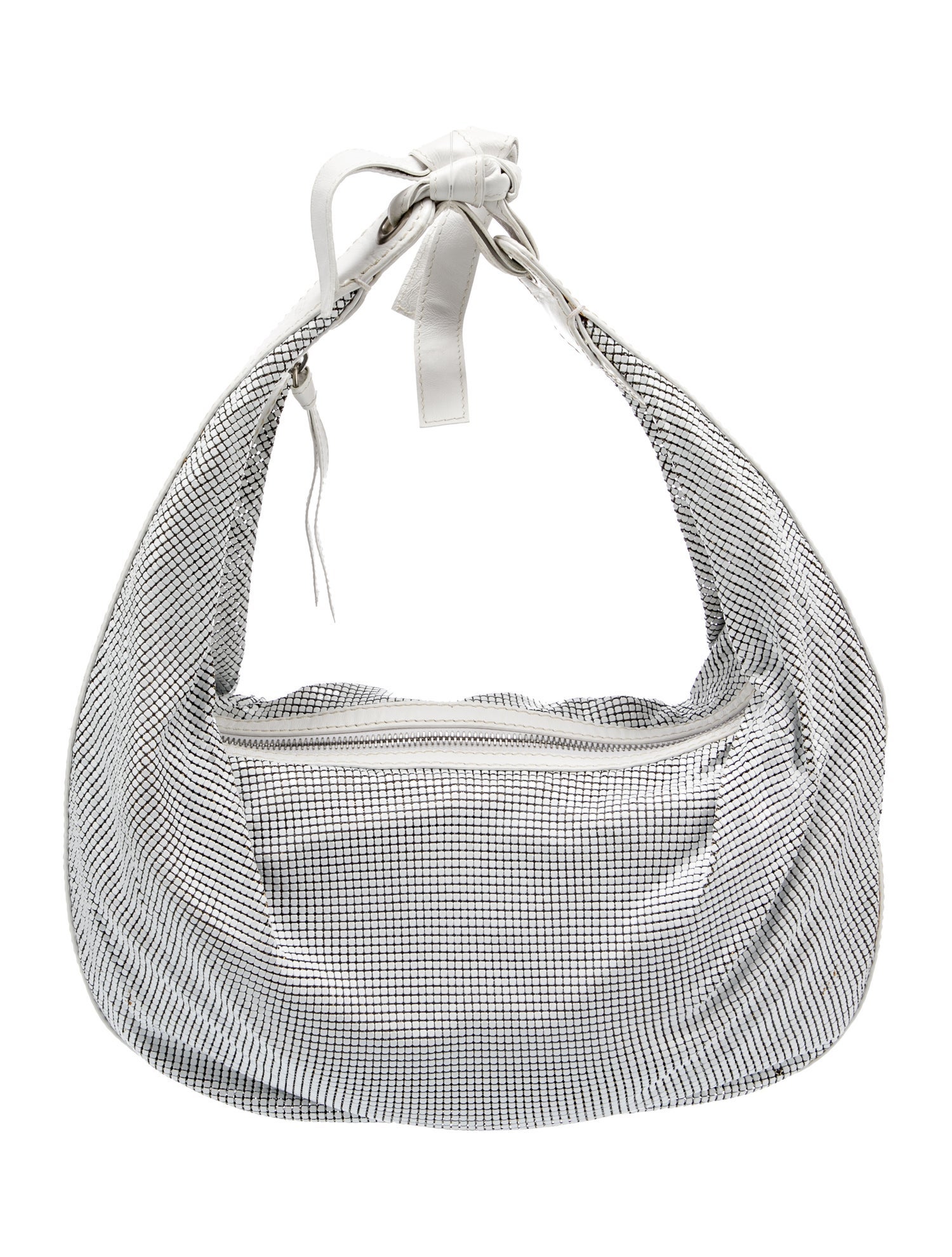 Chloé Chainmail Hobo - White Shoulder Bags, Handbags - CHL302741 | The ...