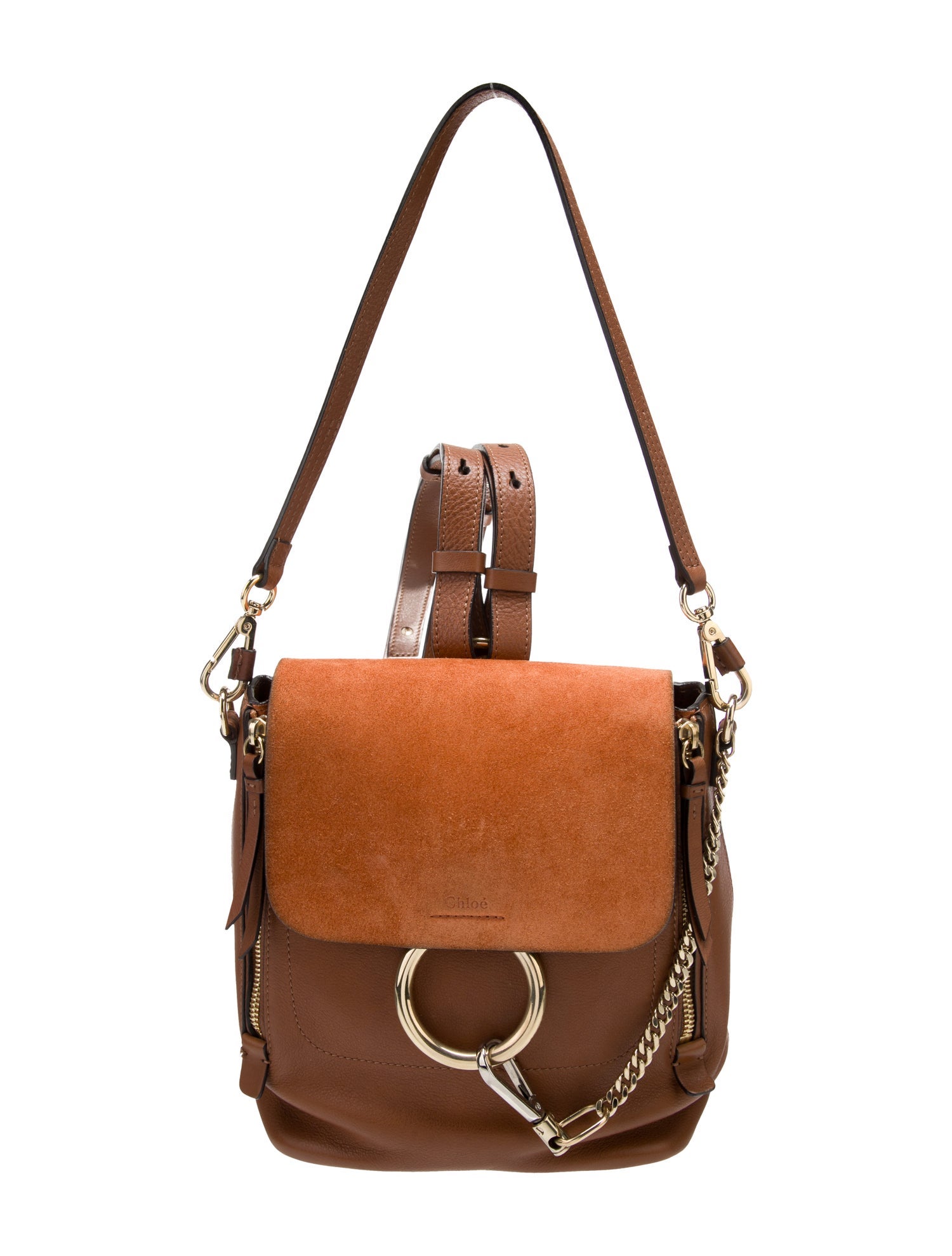 Chloé Faye Backpack - Brown Backpacks, Handbags - CHL304015 | The RealReal