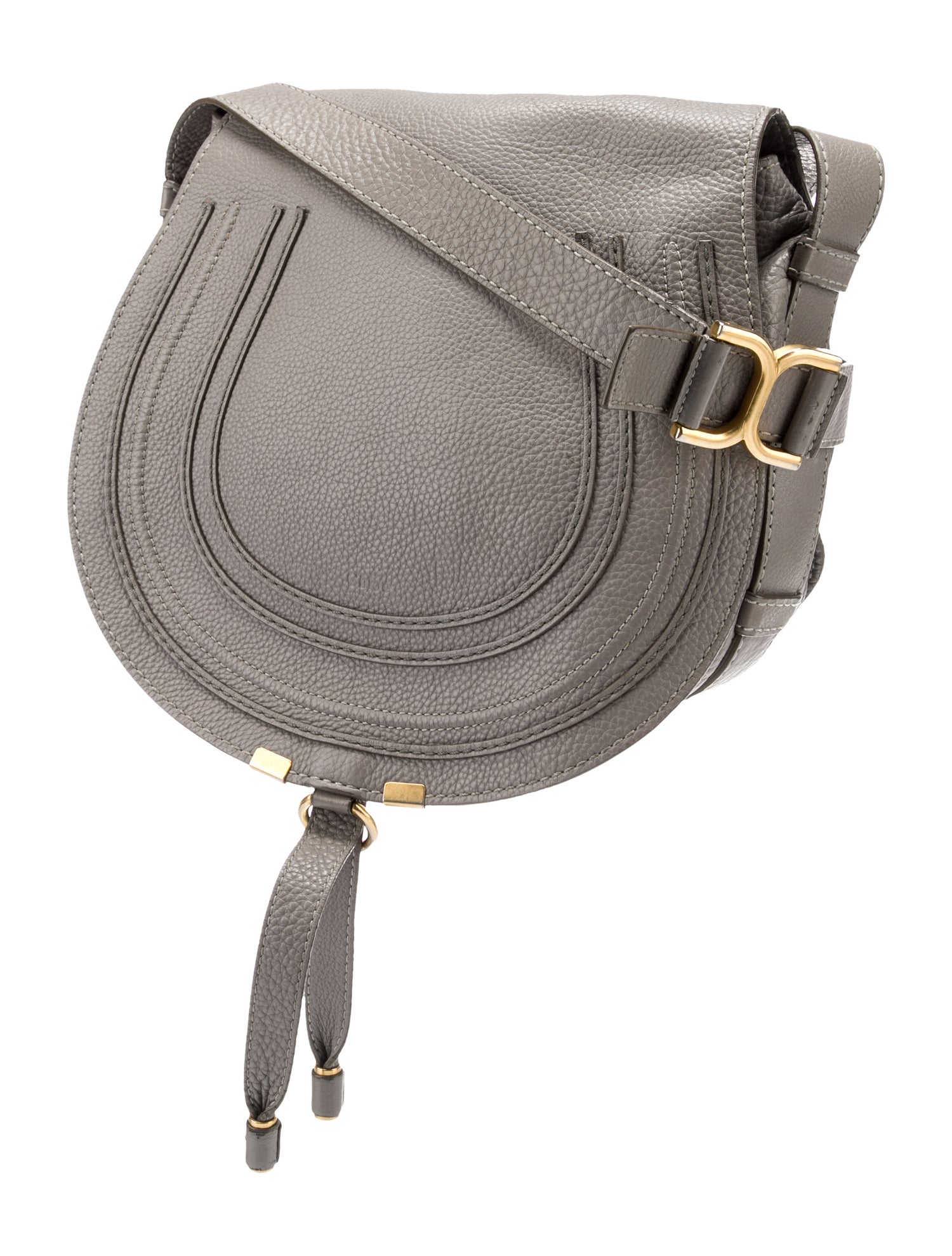 Chloé Small Marcie Saddle Bag - Green Crossbody Bags, Handbags ...