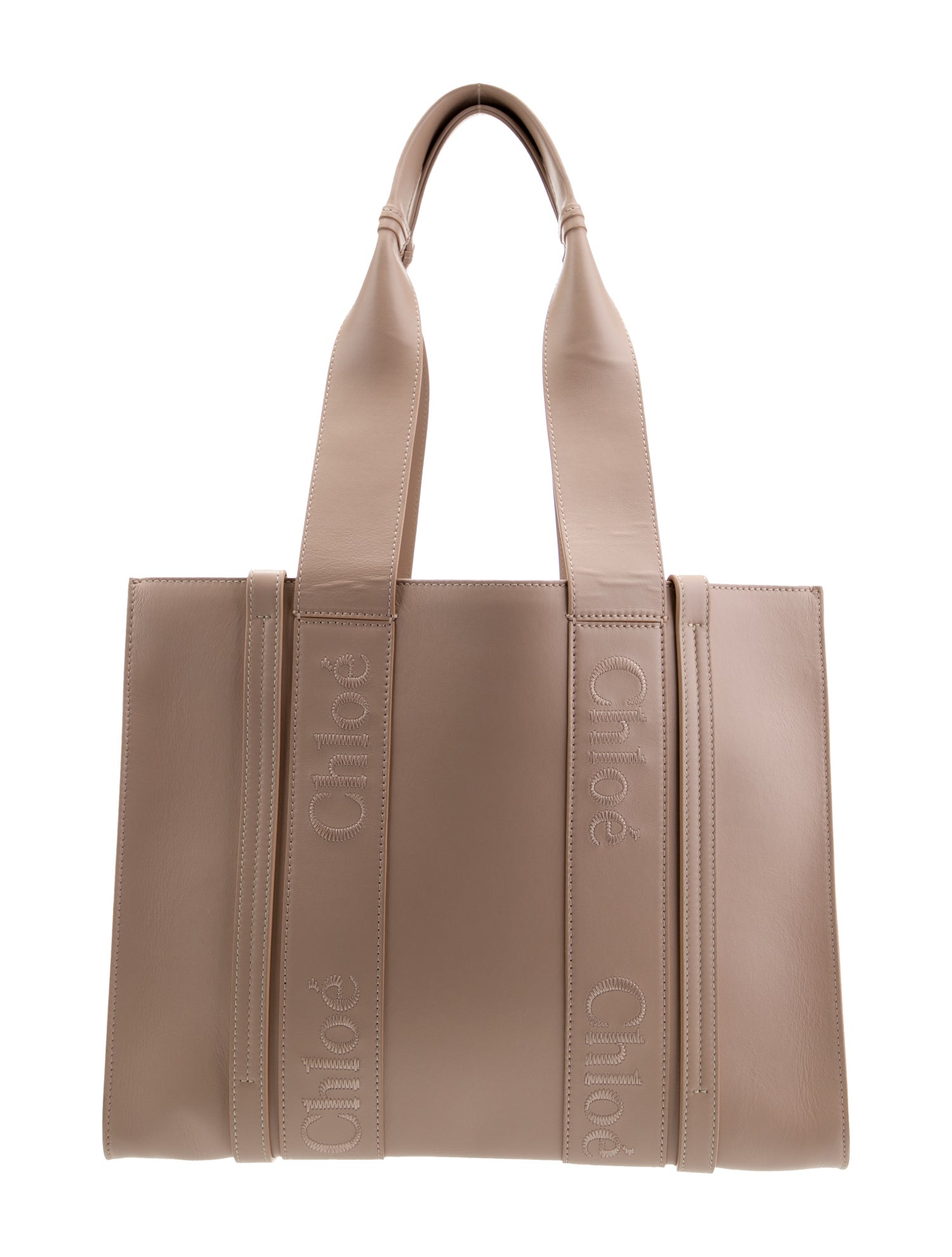 Chloé Leather Tote Bag - Neutrals Totes, Handbags - CHL310049 | The ...