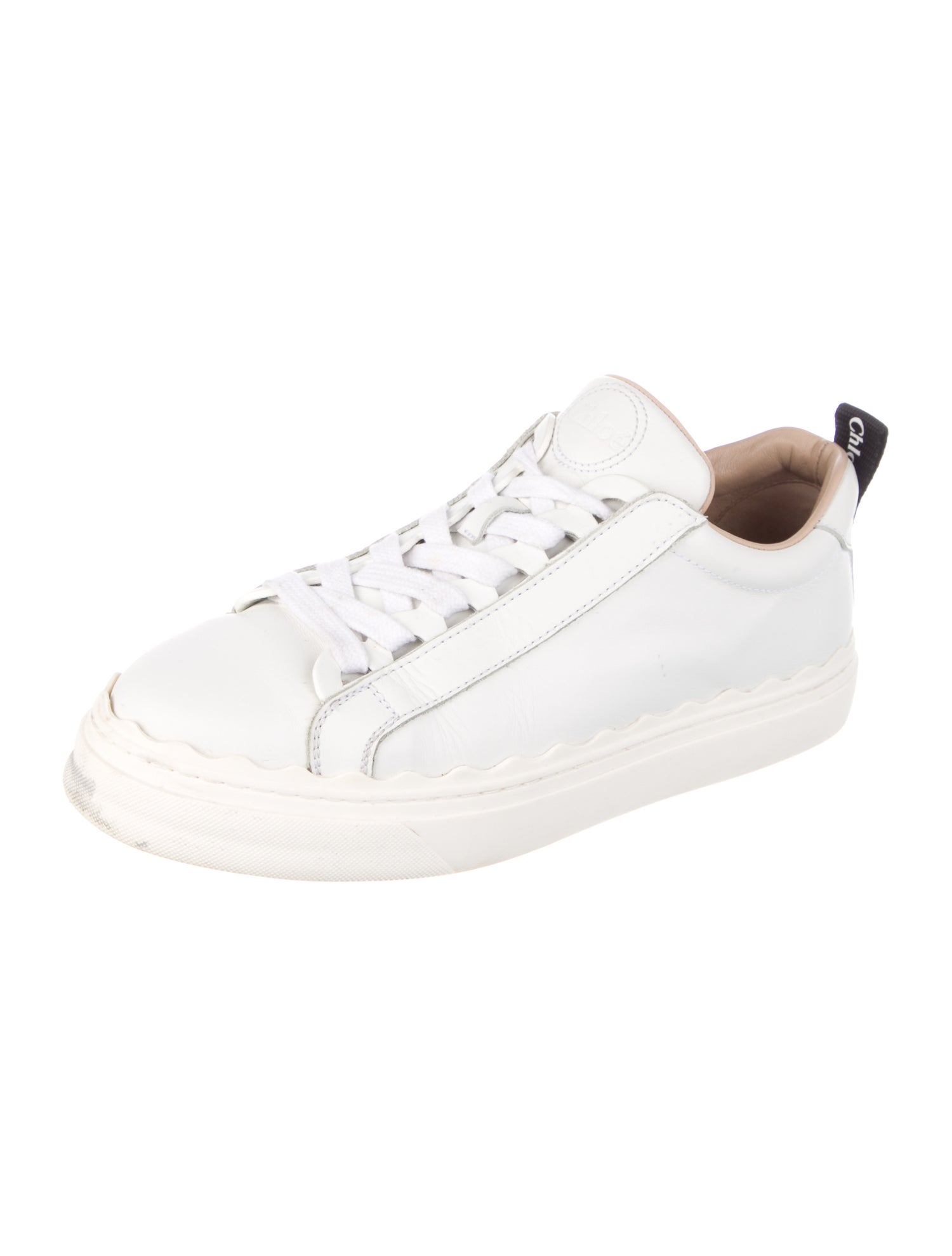 Saint Laurent Leather Sneakers - White Sneakers, Shoes - SNT339571 ...