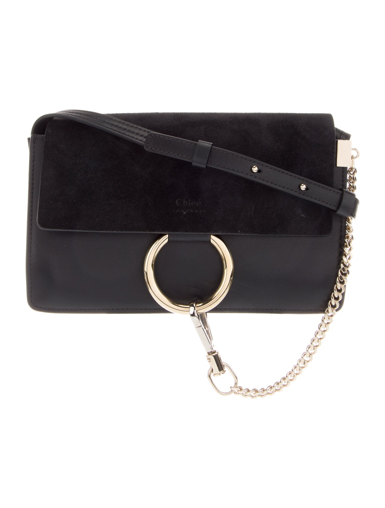 Chloé Leather Crossbody Bag - Black Crossbody Bags, Handbags ...