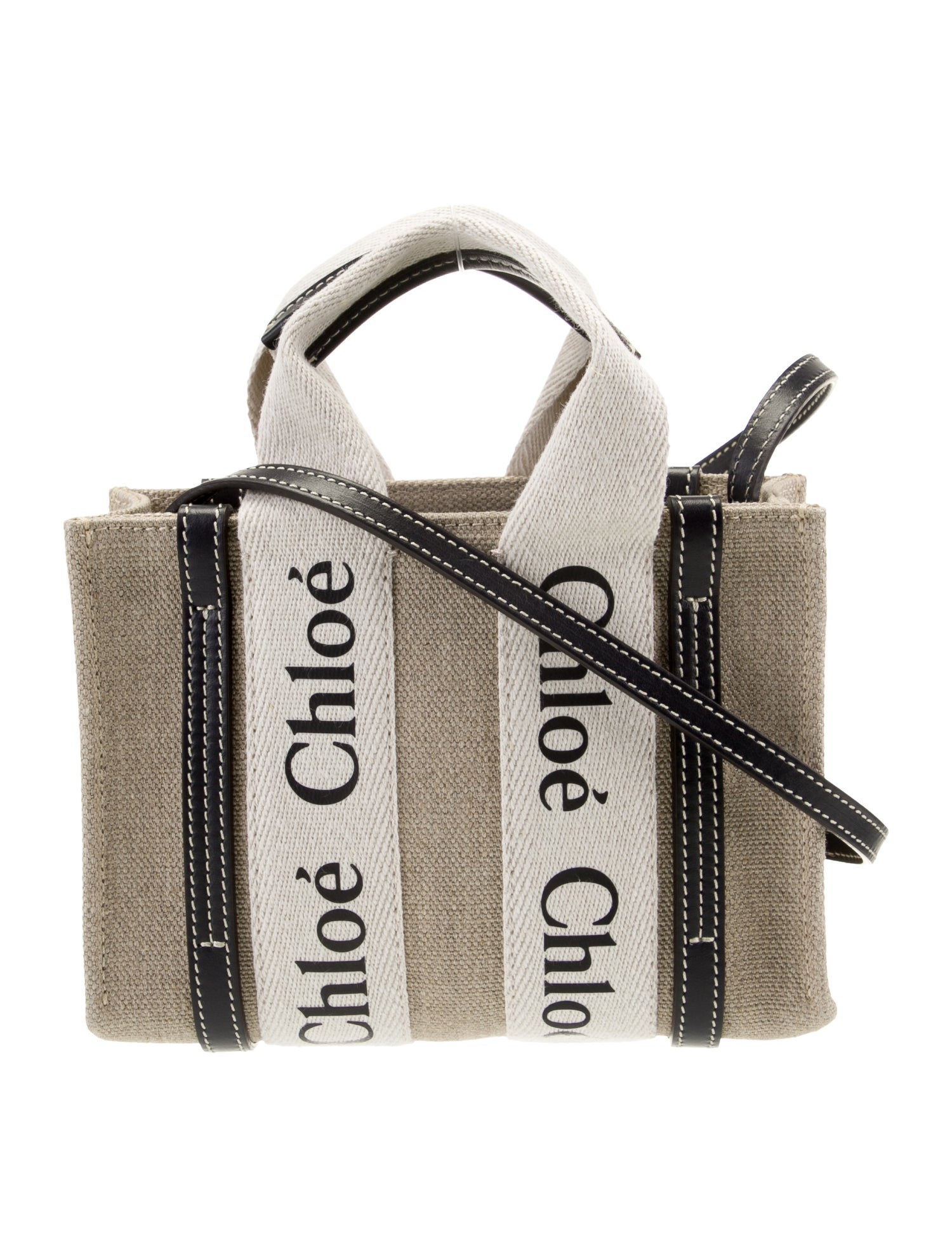 Chloé Canvas Crossbody Bag - Neutrals Totes, Handbags - CHL324141 | The ...