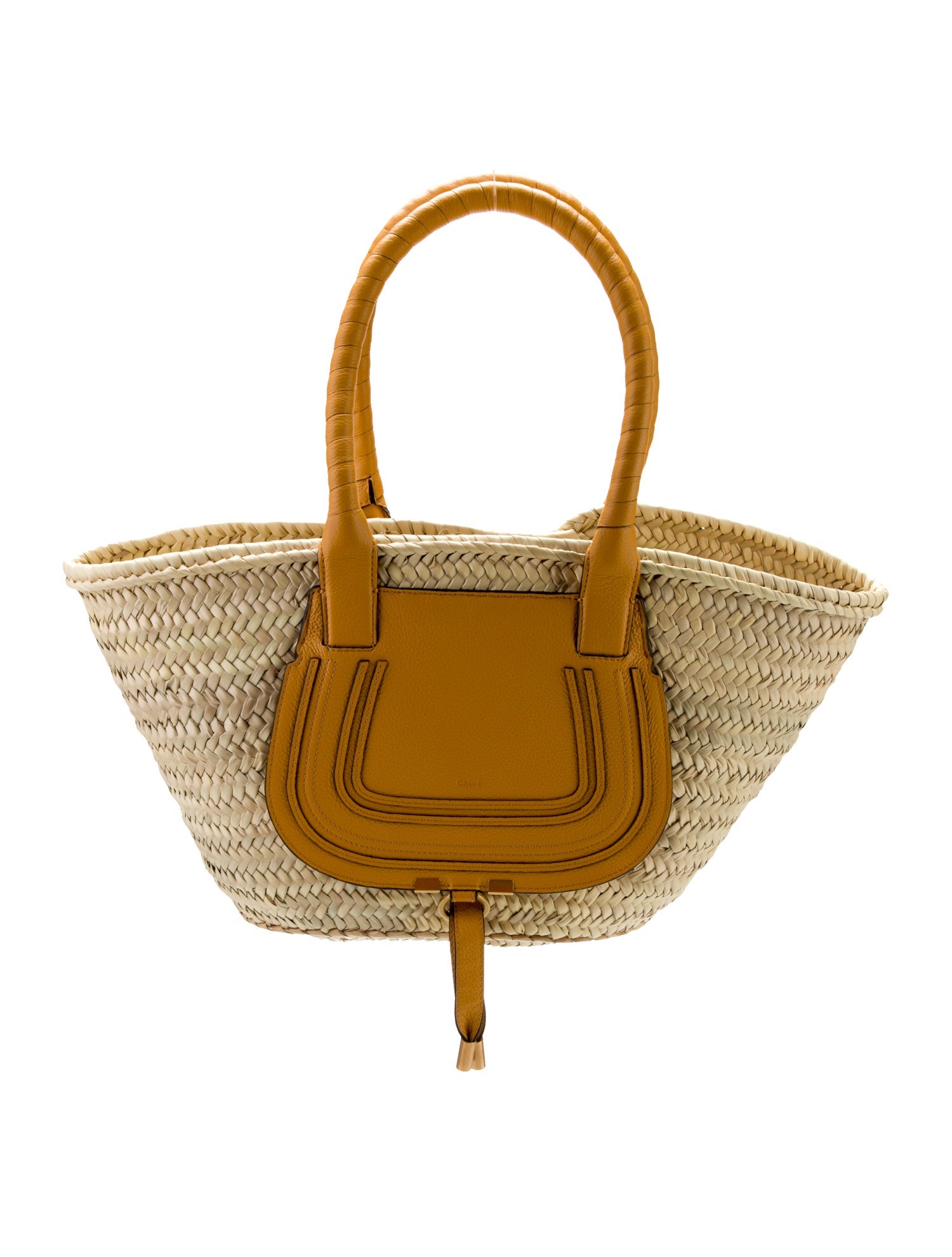 Chloé Wicker Marcie Tote - Neutrals Totes, Handbags - CHL328410 | The ...