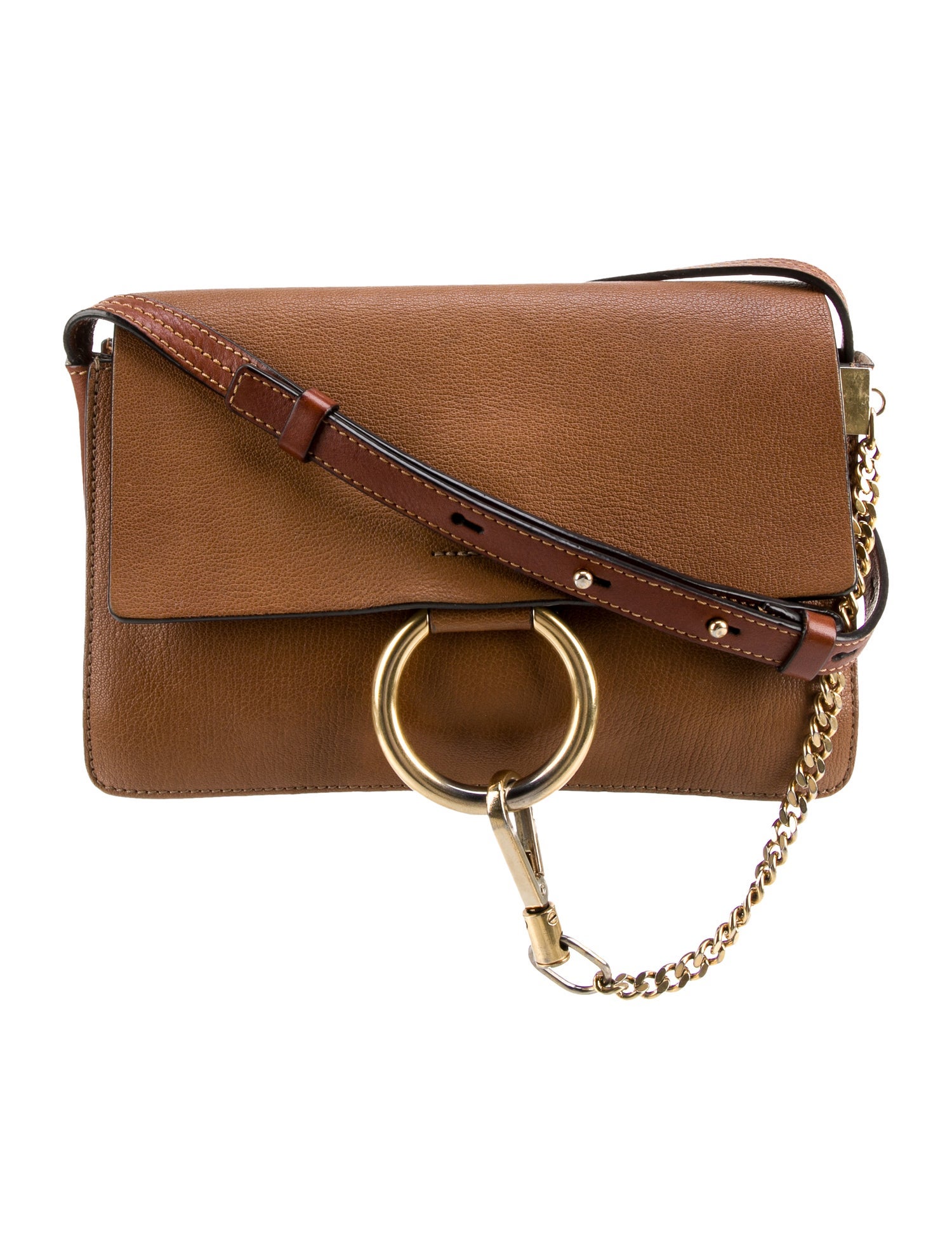 Chloé Leather Crossbody Bag - Brown Crossbody Bags, Handbags ...