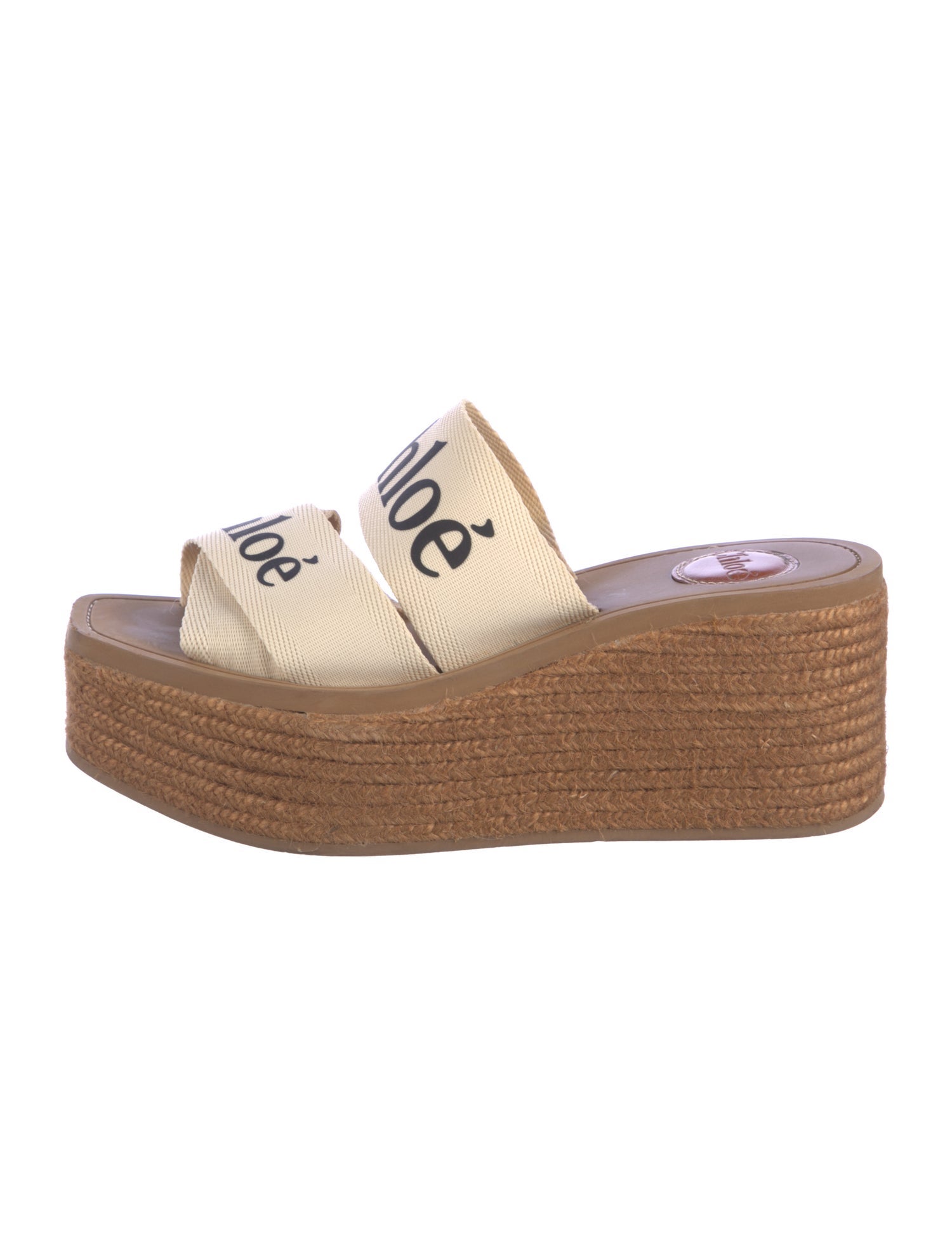 Chloé Canvas Printed Espadrilles - Neutrals Sandals, Shoes - CHL332695 ...