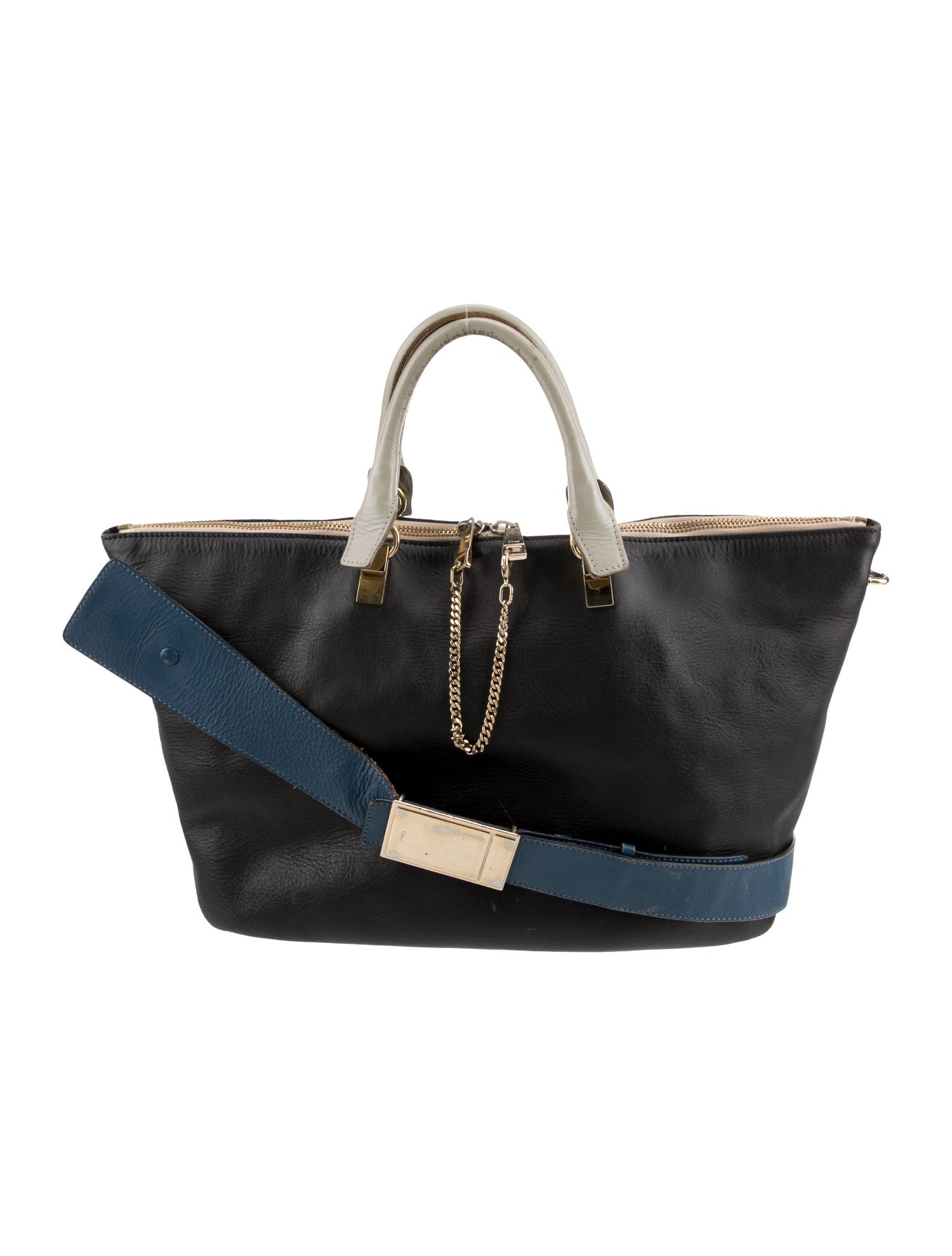 Chloé Leather Baylee - Black Handle Bags, Handbags - CHL334242 | The ...
