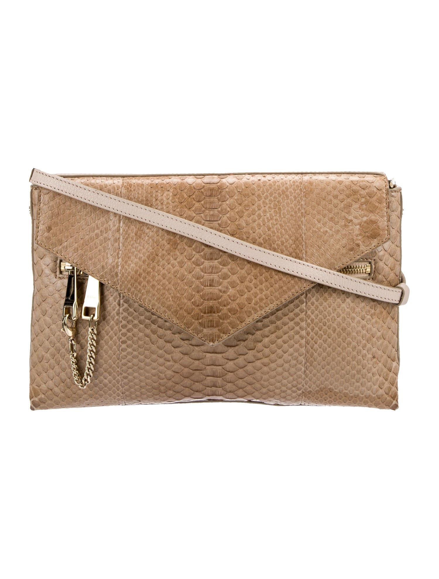 Chloé Python Crossbody Bag - Neutrals Crossbody Bags, Handbags ...