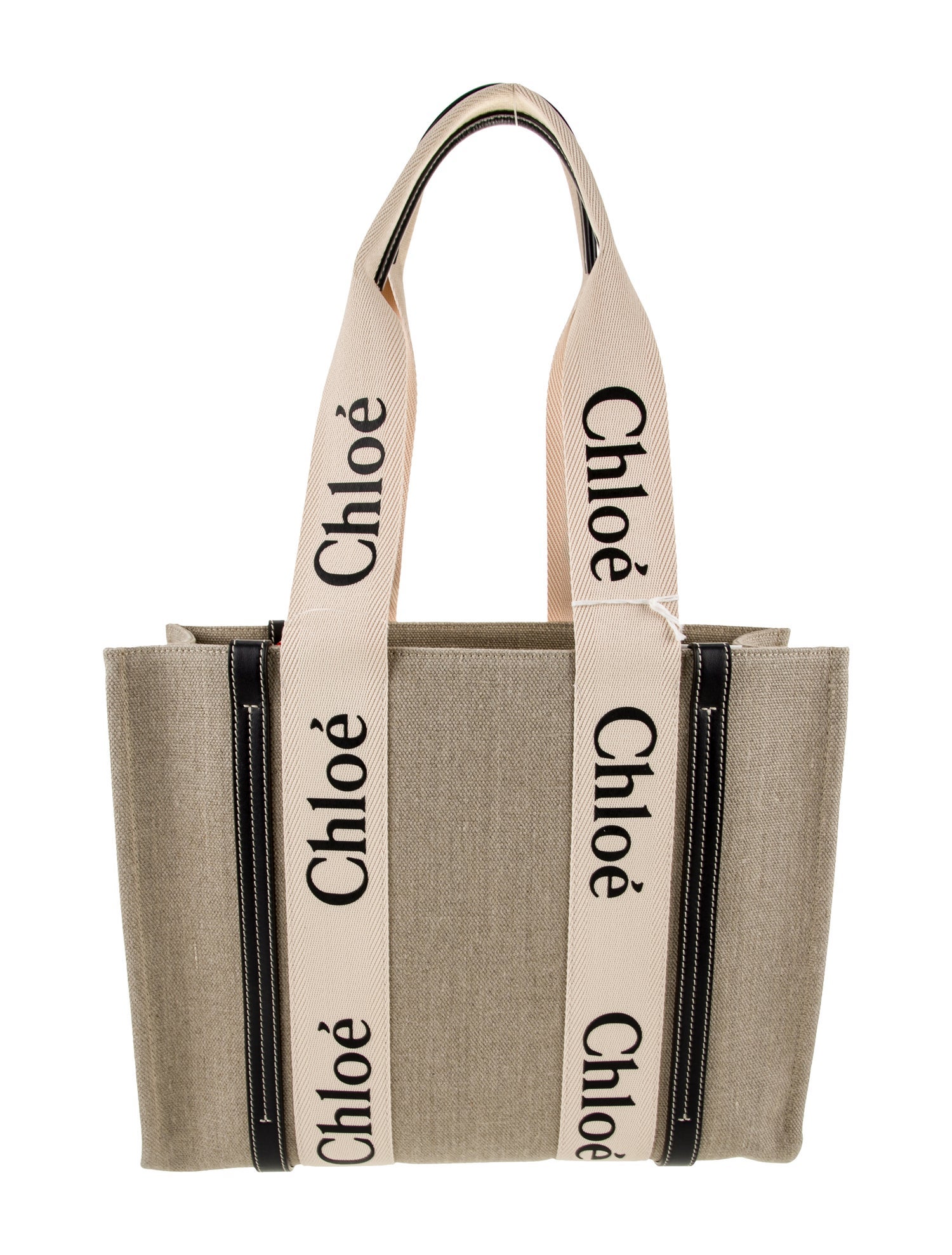 Chloé Canvas Tote Medium w/ Tags - Neutrals Totes, Handbags - CHL339672 ...