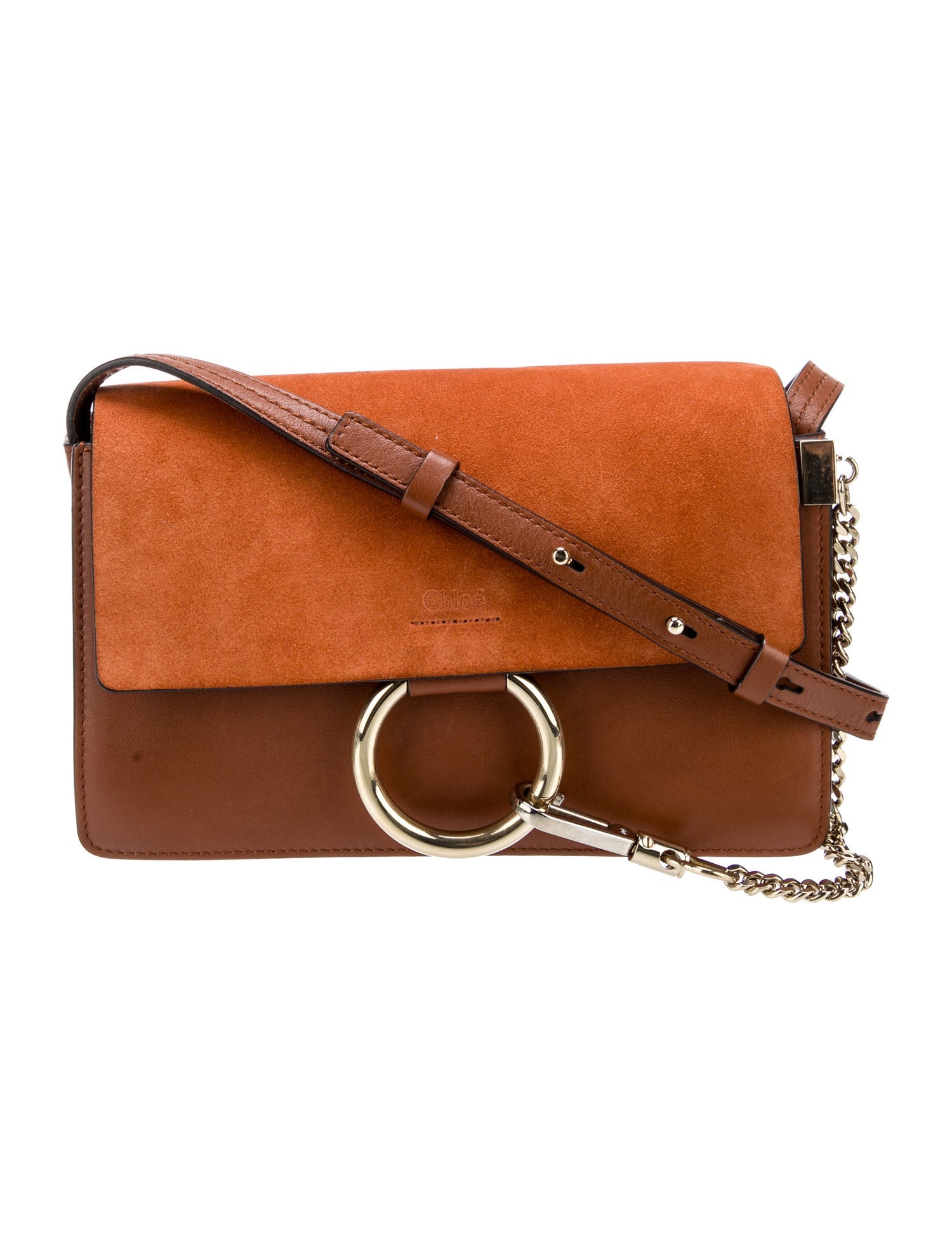 Chloé Leather Crossbody Bag - Brown Crossbody Bags, Handbags ...