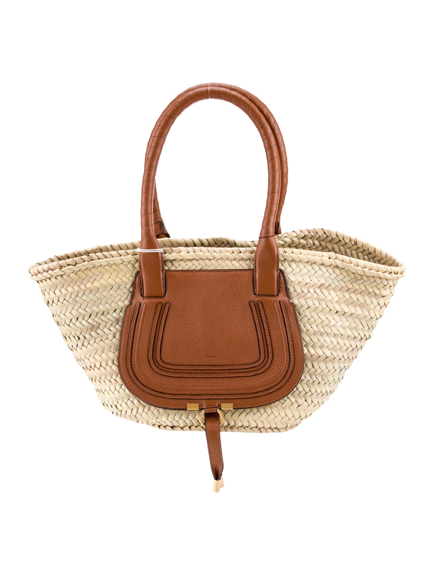 Chloé Leather Marcie Shoulder Bag w/ Tags - Brown Totes, Handbags ...