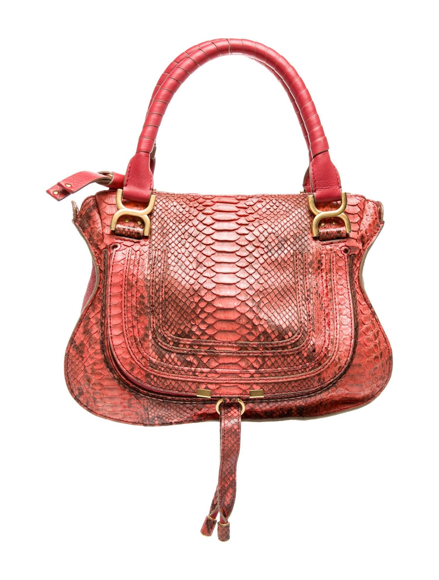 Chloé Python Marcie Hobo - Handle Bags, Handbags - CHL351295 | The RealReal