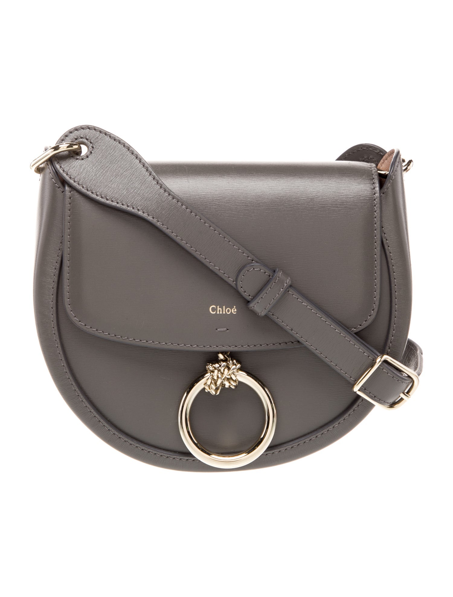 Chloé Leather Arlene - Grey Crossbody Bags, Handbags - CHL353843 | The ...