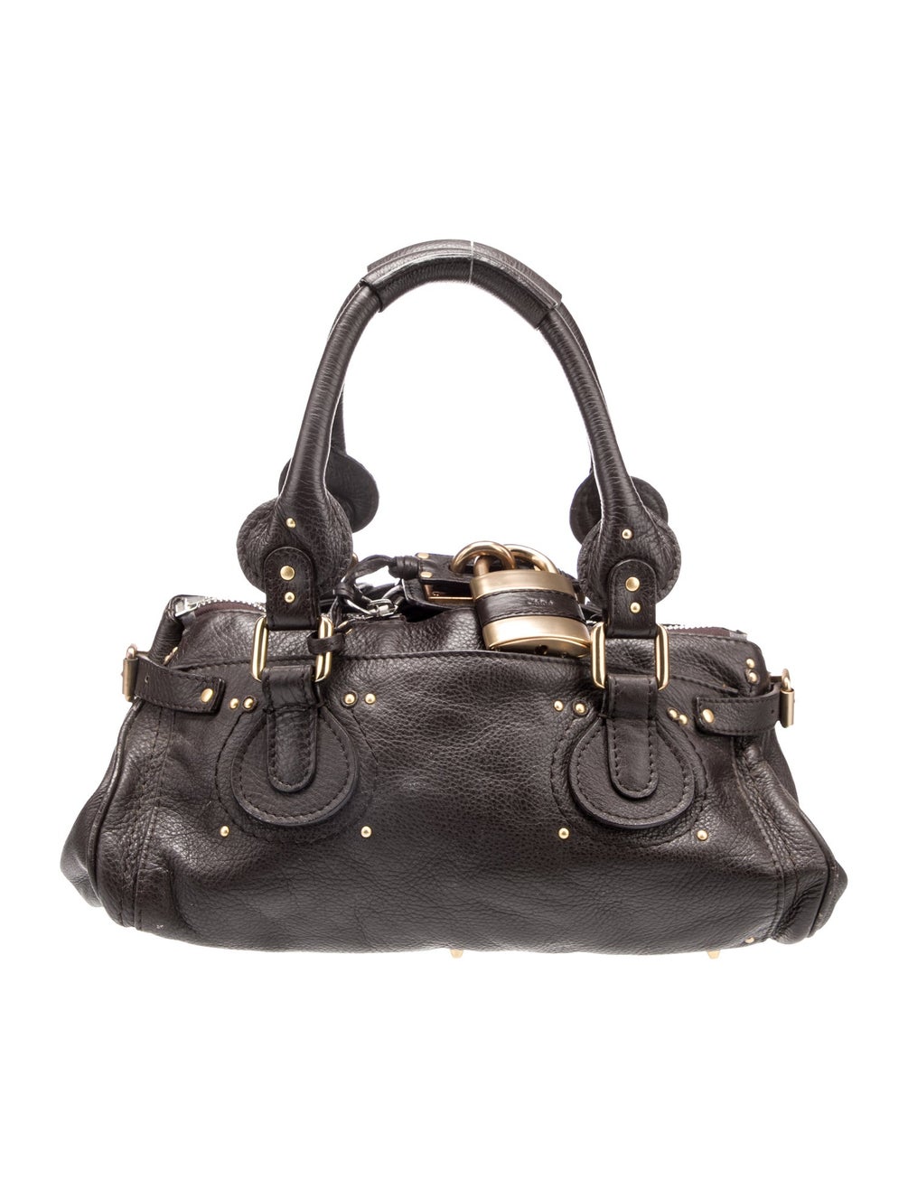 Chloé Leather Top Handle Bag - Brown Handle Bags, Handbags - CHL365951 ...