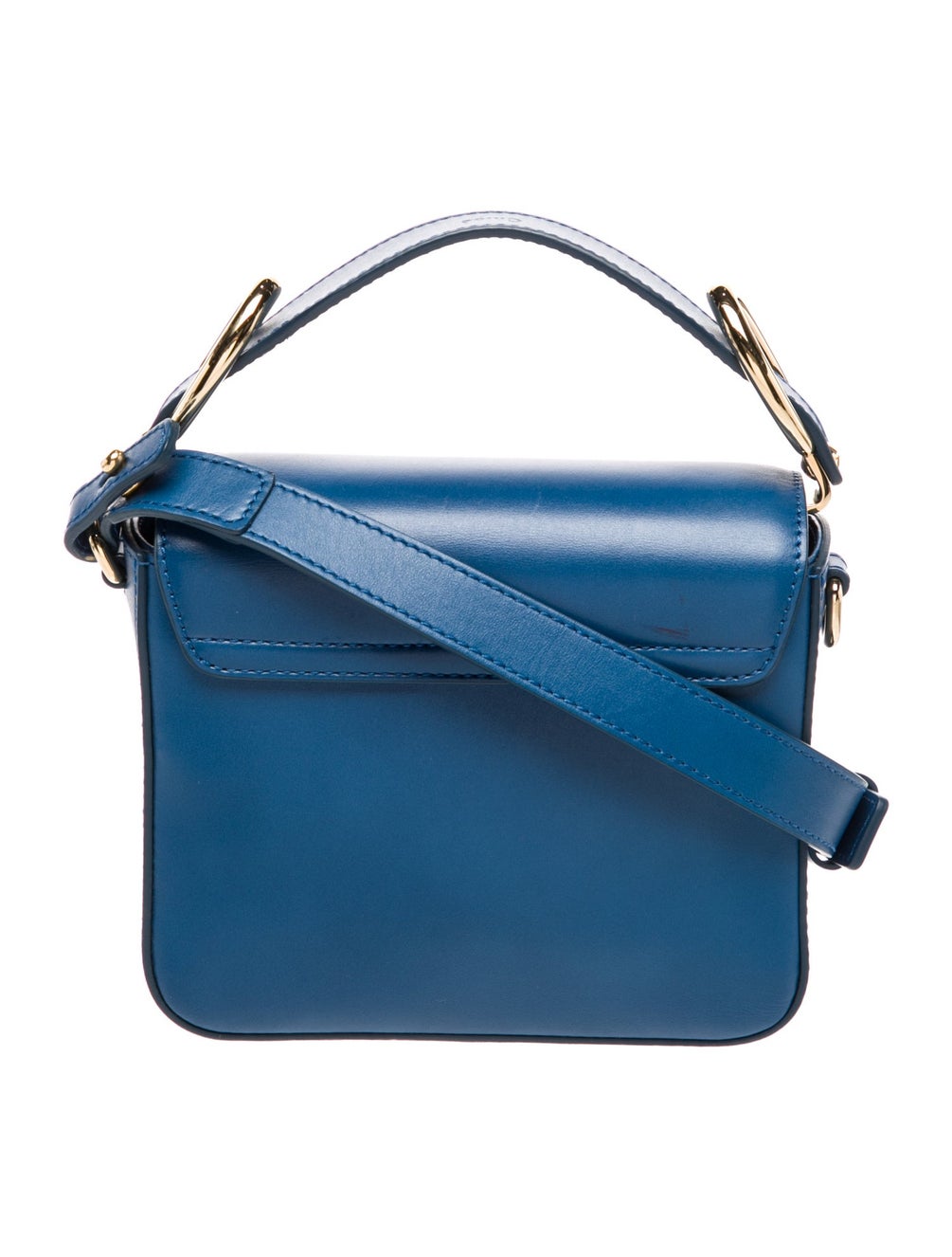 Chloé Leather Top Handle Bag - Blue Handle Bags, Handbags - CHL368522 ...