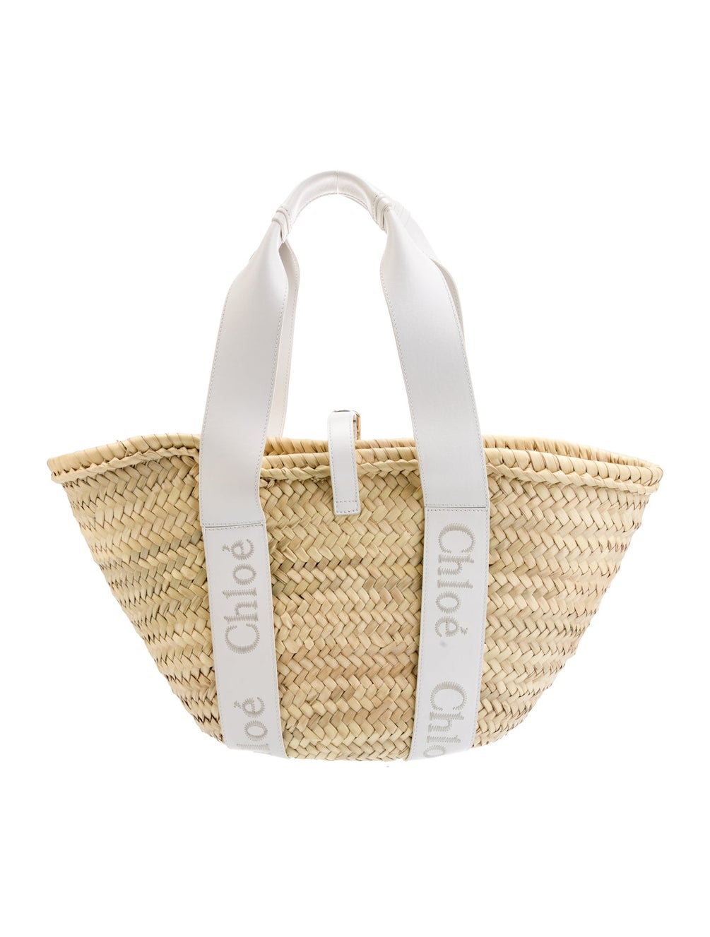 Chloé Raffia Shoulder Bag - Neutrals Shoulder Bags, Handbags ...