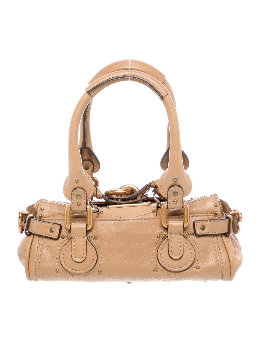 Chloé Leather Paddington Mini - Brown Handle Bags, Handbags - CHL369688 ...