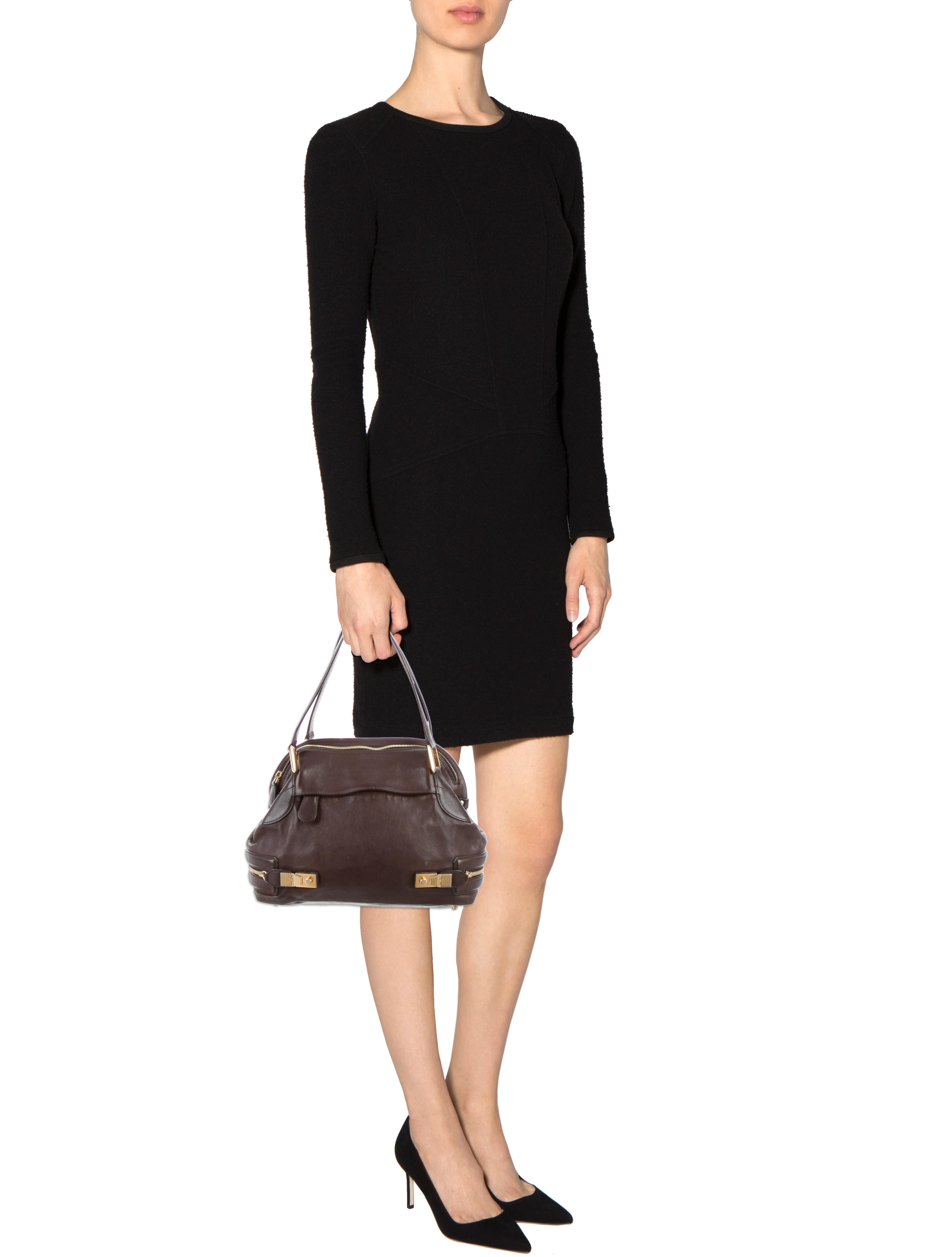 Chloé Leather Cary Bag - Brown Shoulder Bags, Handbags - CHL49101 | The ...