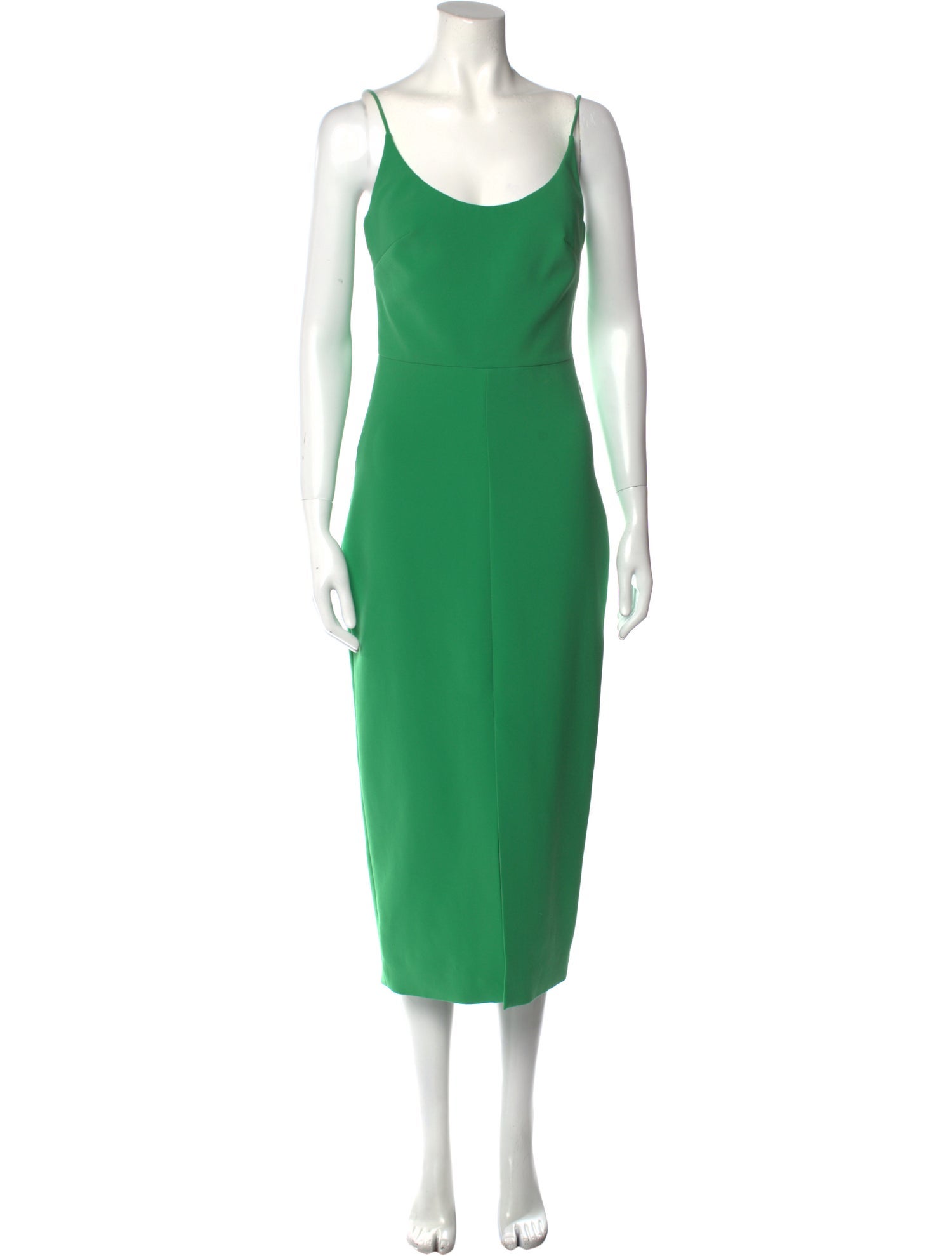 Christian Siriano Scoop Neck Long Dress Green Dresses Clothing Chn22862 The Realreal