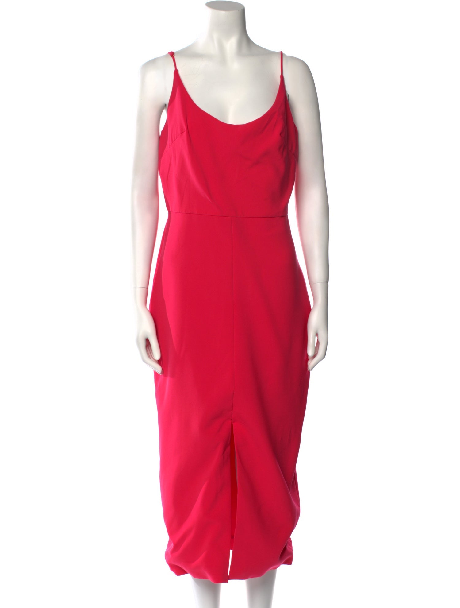 Christian Siriano Scoop Neck Long Dress - Pink Dresses, Clothing ...