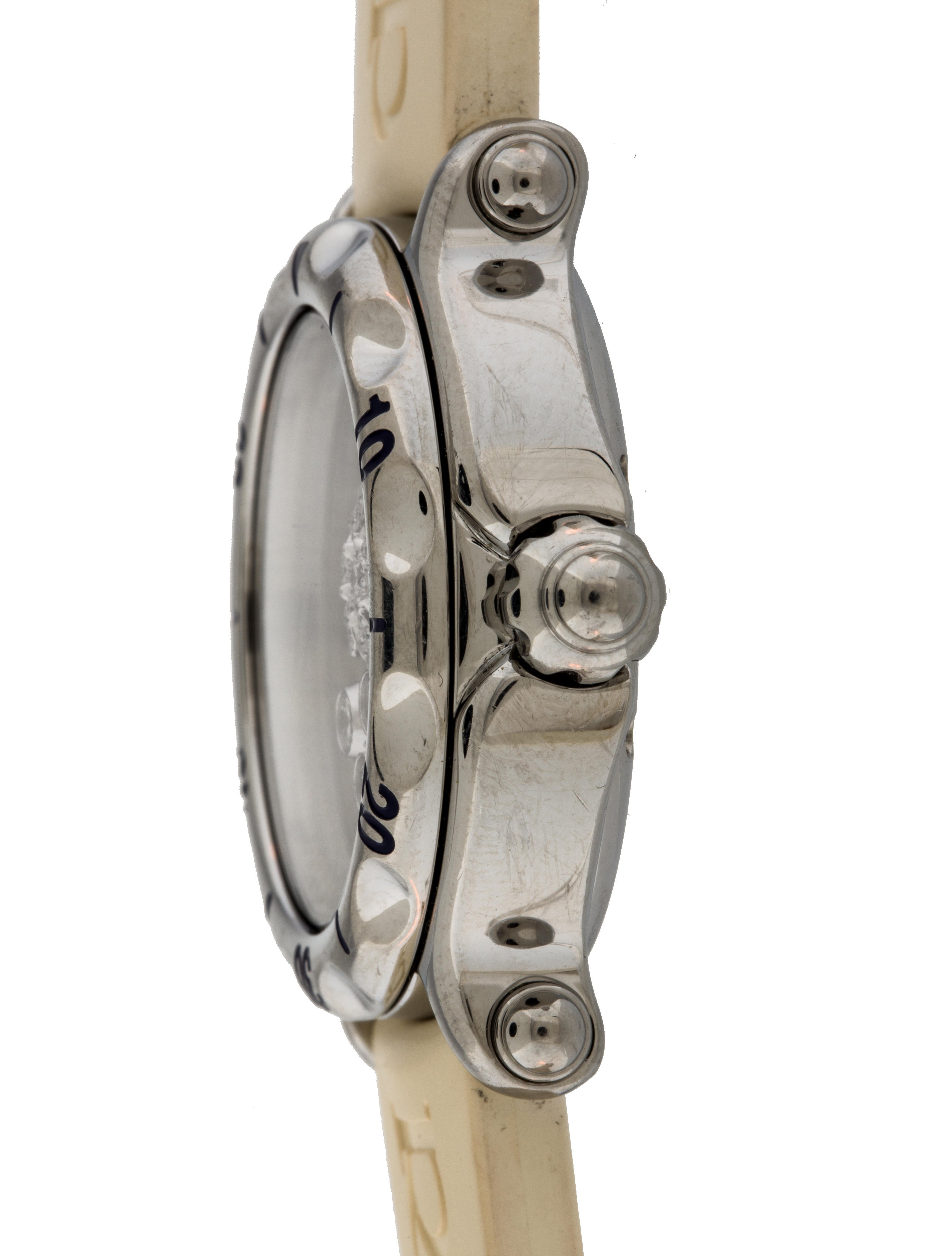 Chopard Happy Sport Happy Snowflake Watch - Strap - CHP21548 | The RealReal