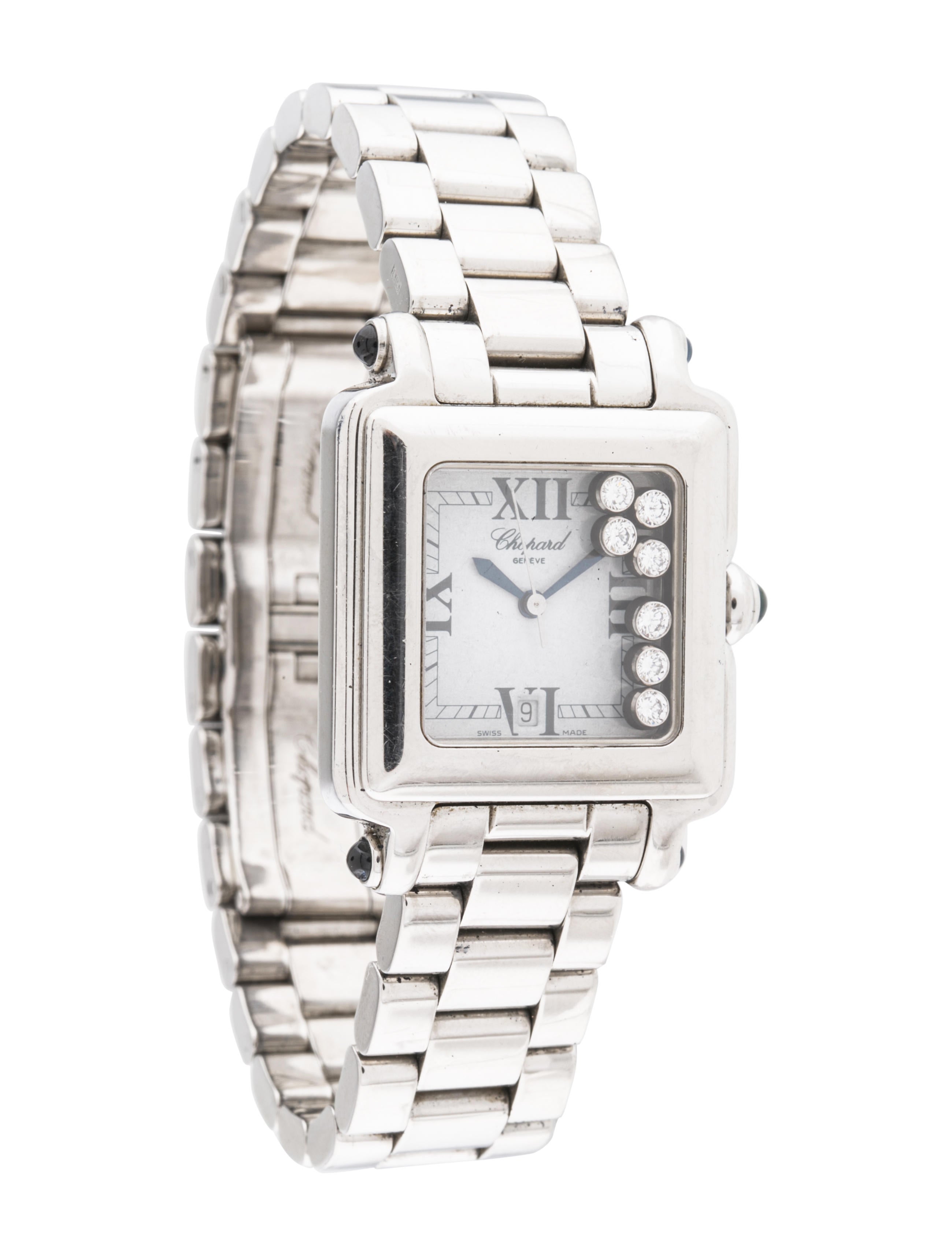 Chopard Happy Sport Square Watch - CHP22168 | The RealReal