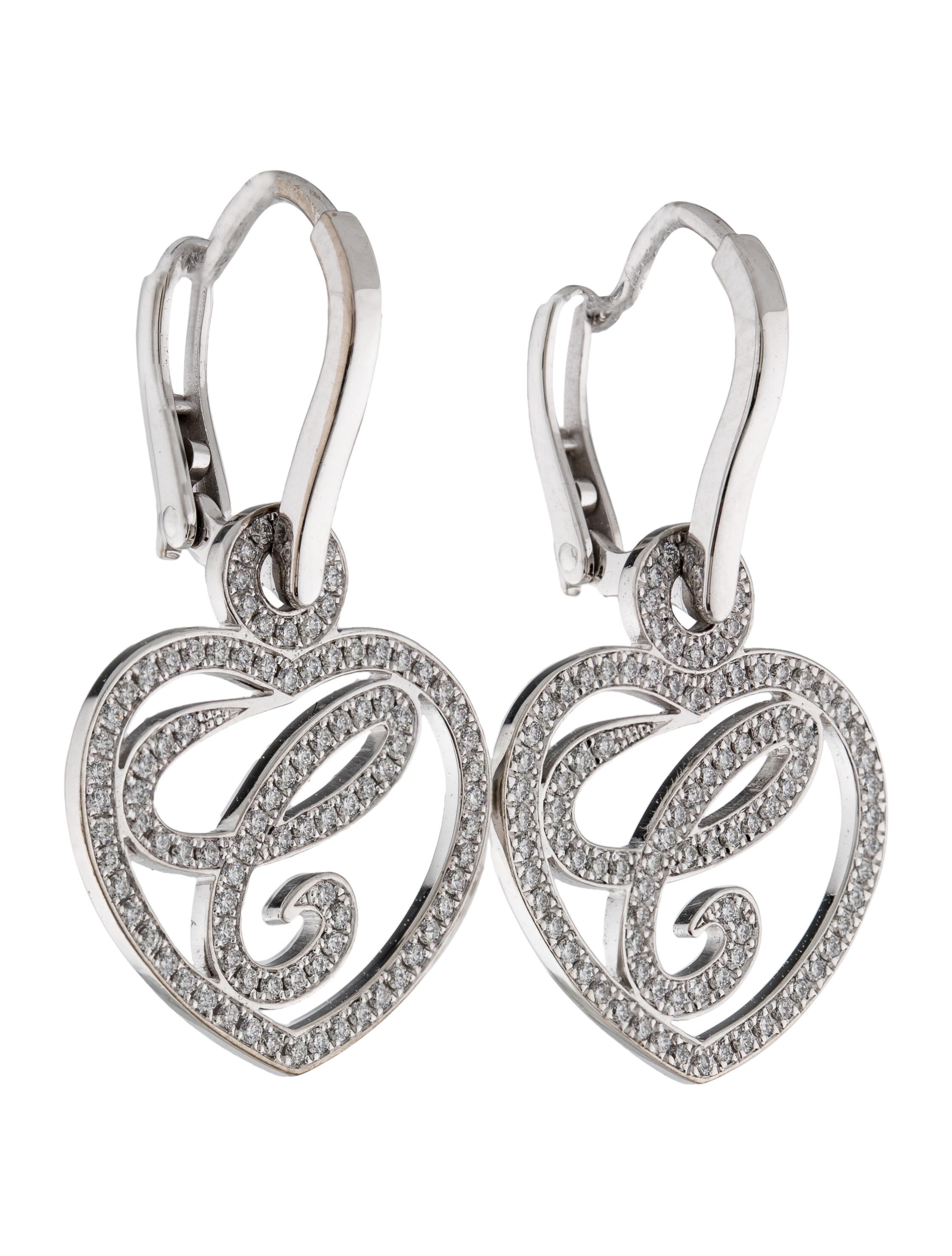 Chopard 18K Happy Diamonds Pearl Drop Earrings - 18K Yellow Gold Drop ...