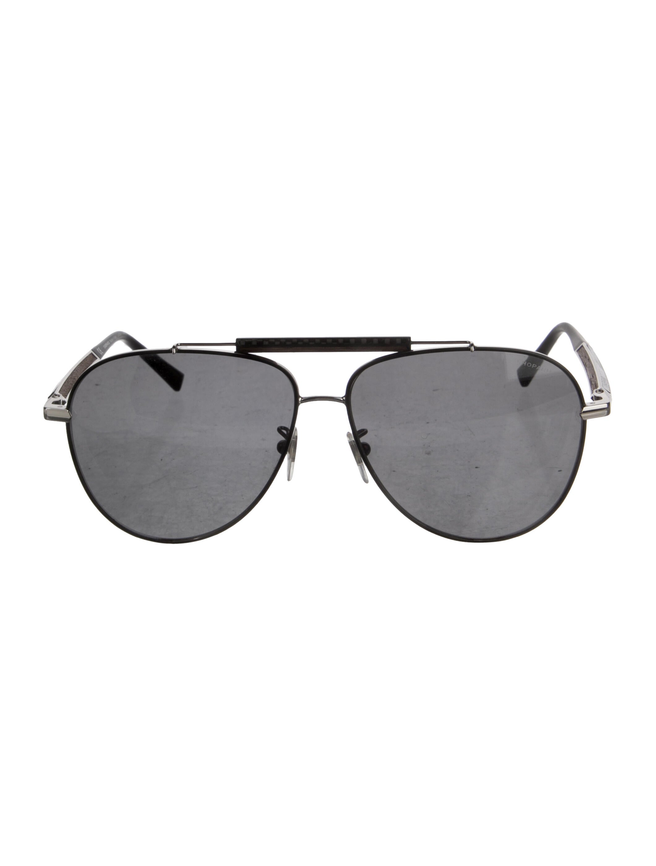 Chopard Aviator Tinted Sunglasses - Black Sunglasses, Accessories ...