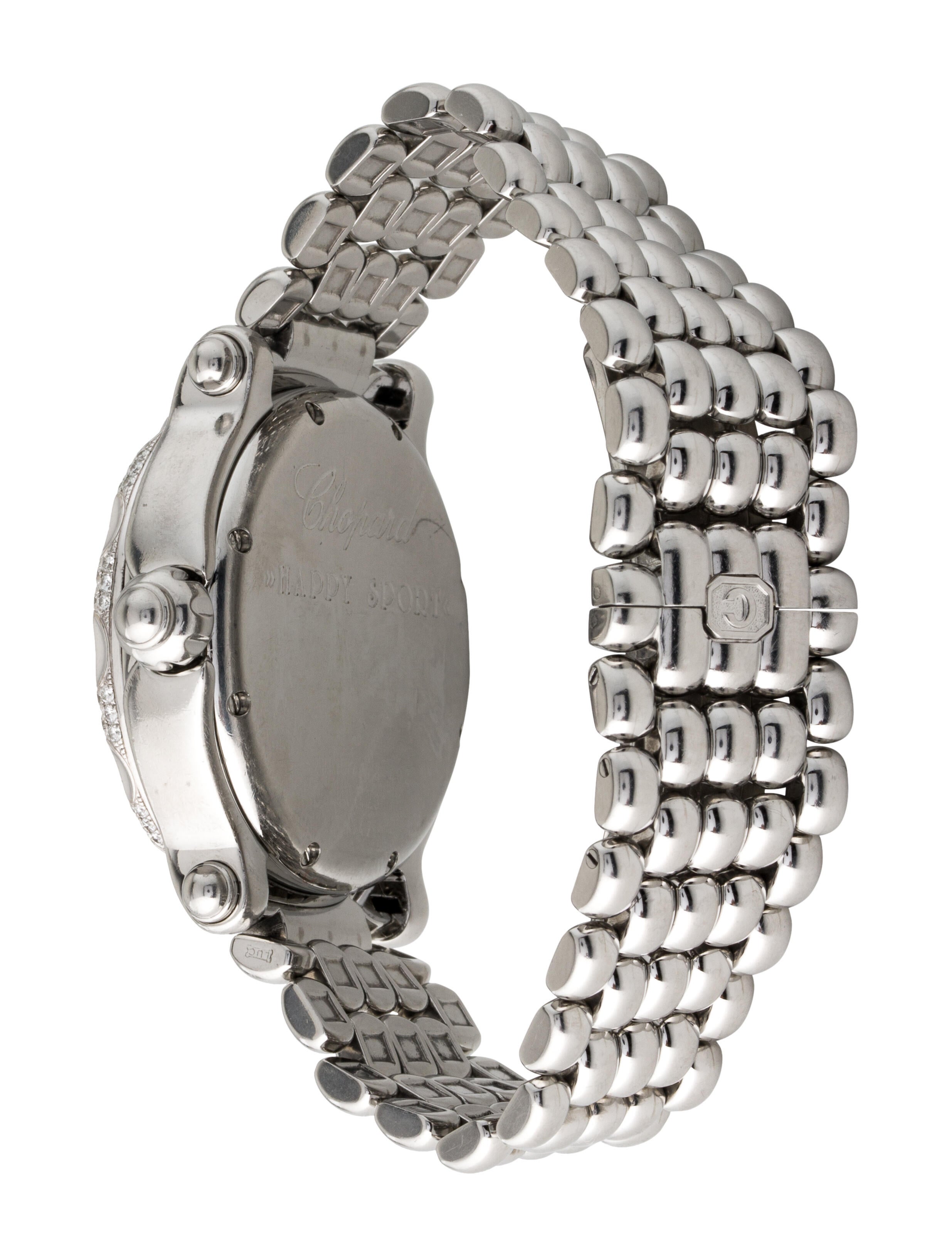 Chopard Happy Sport Diamond Beach Watch - S28/8347/8-402 | The RealReal