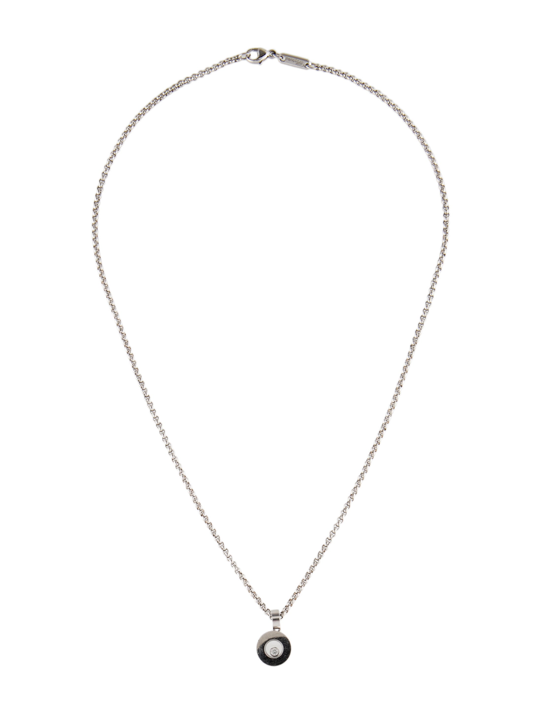 Chopard 18K Happy Diamonds Icon Pendant Necklace - Pendant Necklace ...