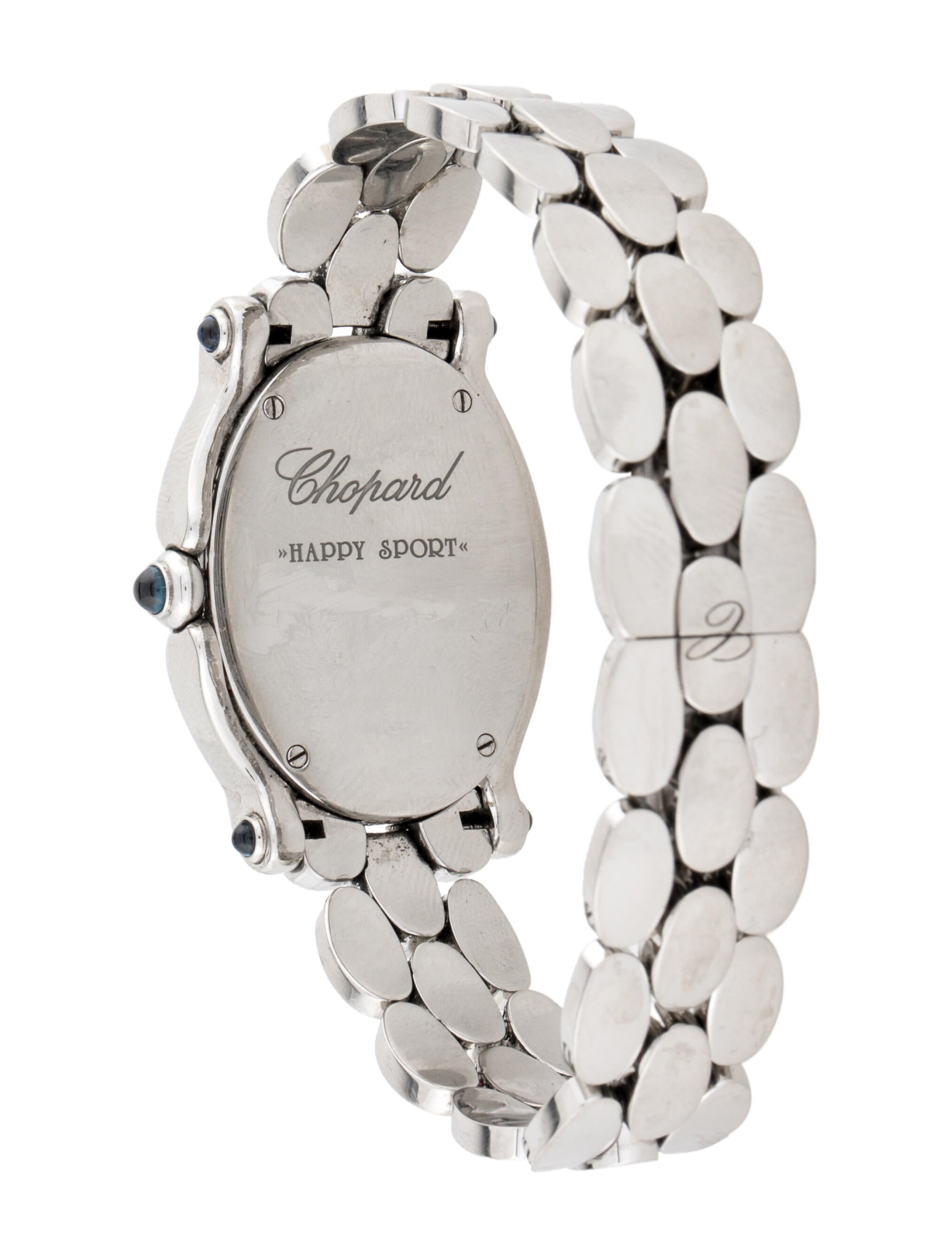 Chopard Happy Sport Oval Watch - 27/8418-23 | The RealReal