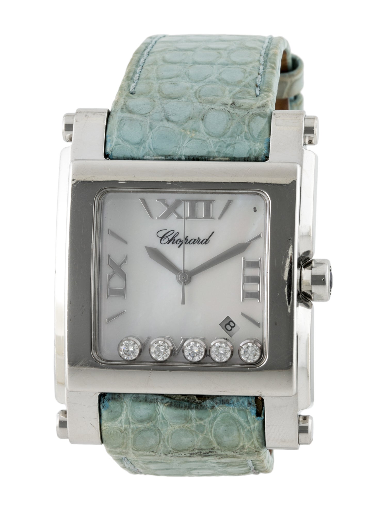 Chopard Happy Sport Square Watch - 28/8447 | The RealReal