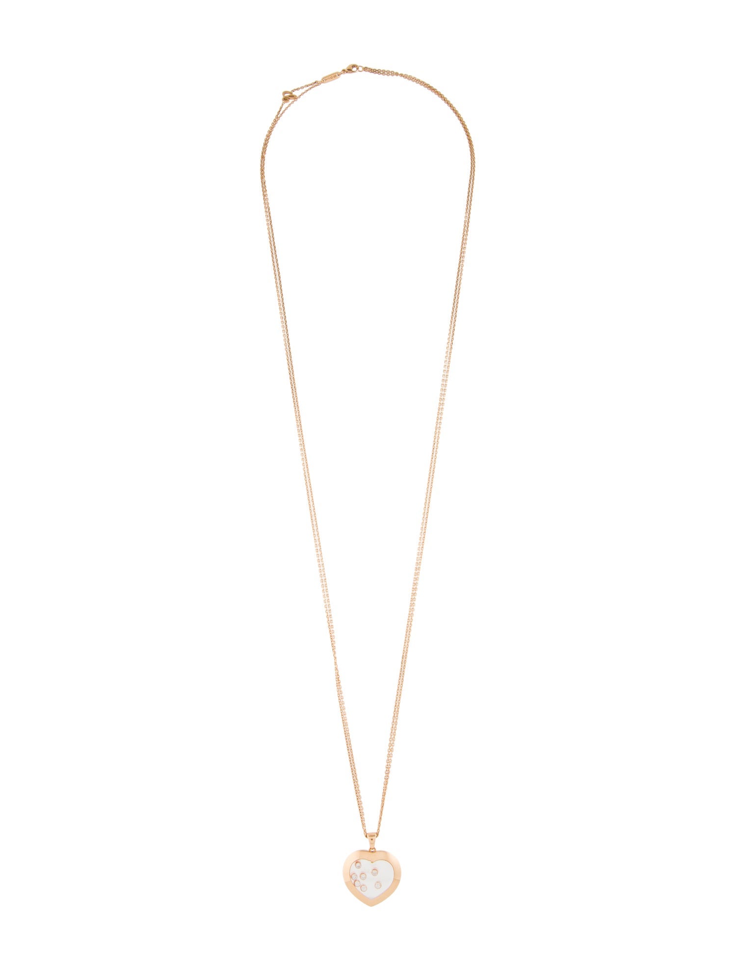 Chopard 18K Diamond Happy Diamond Icons Pendant Necklace - Pendant ...