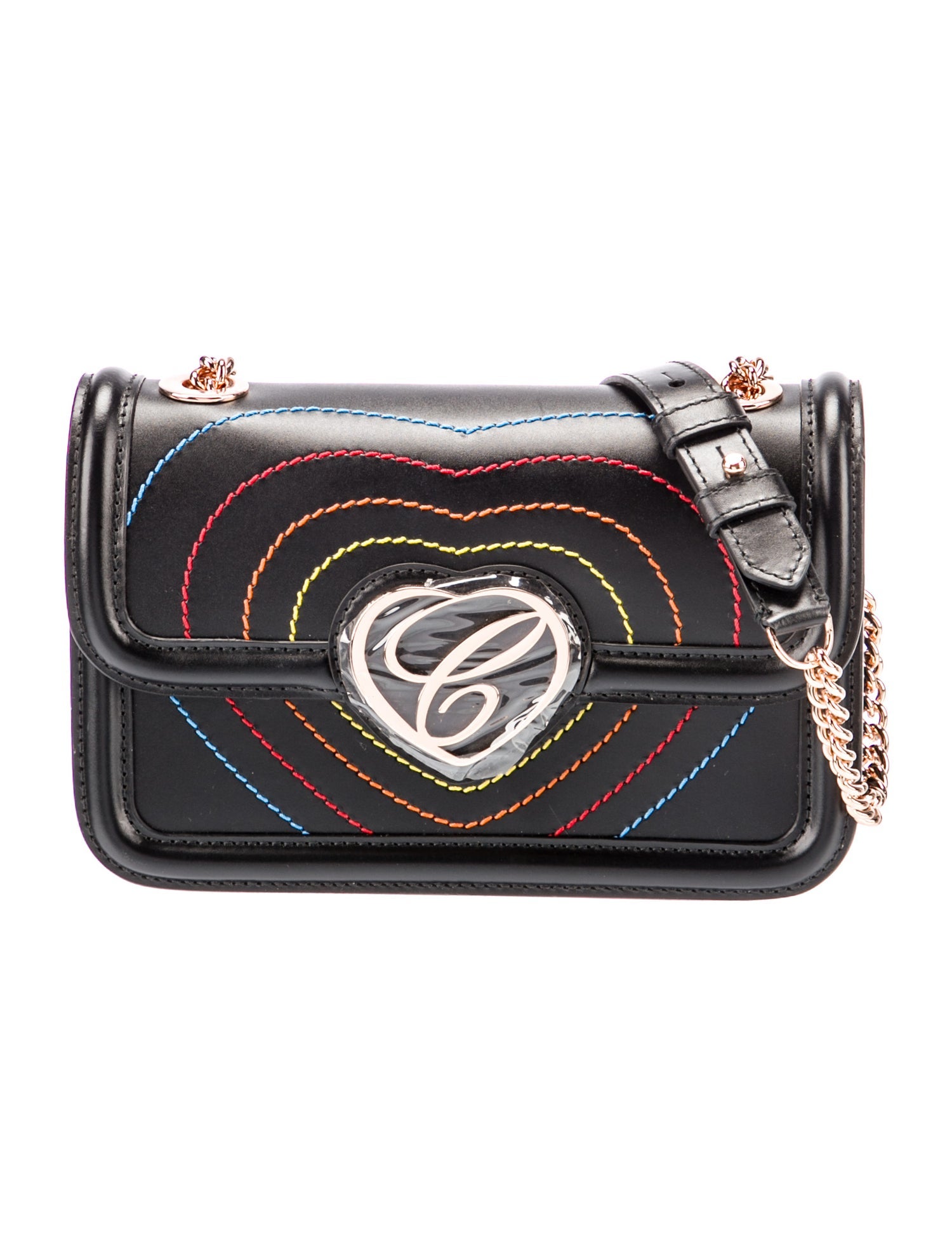 Chopard Leather Shoulder Bag - Black Handle Bags, Handbags - CHP28866 ...