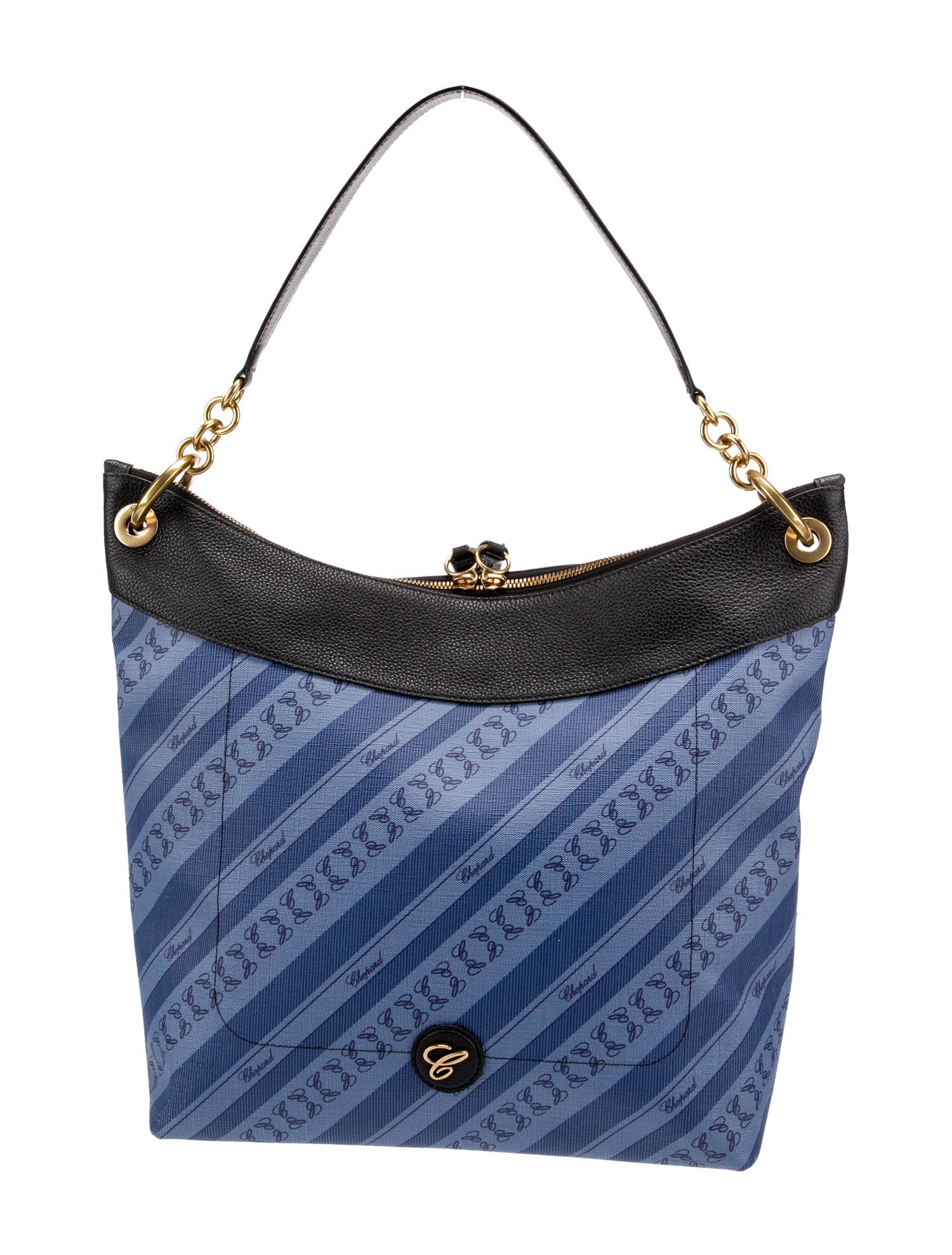 Chopard Leather Shoulder Bag - Blue Shoulder Bags, Handbags - CHP28870 ...