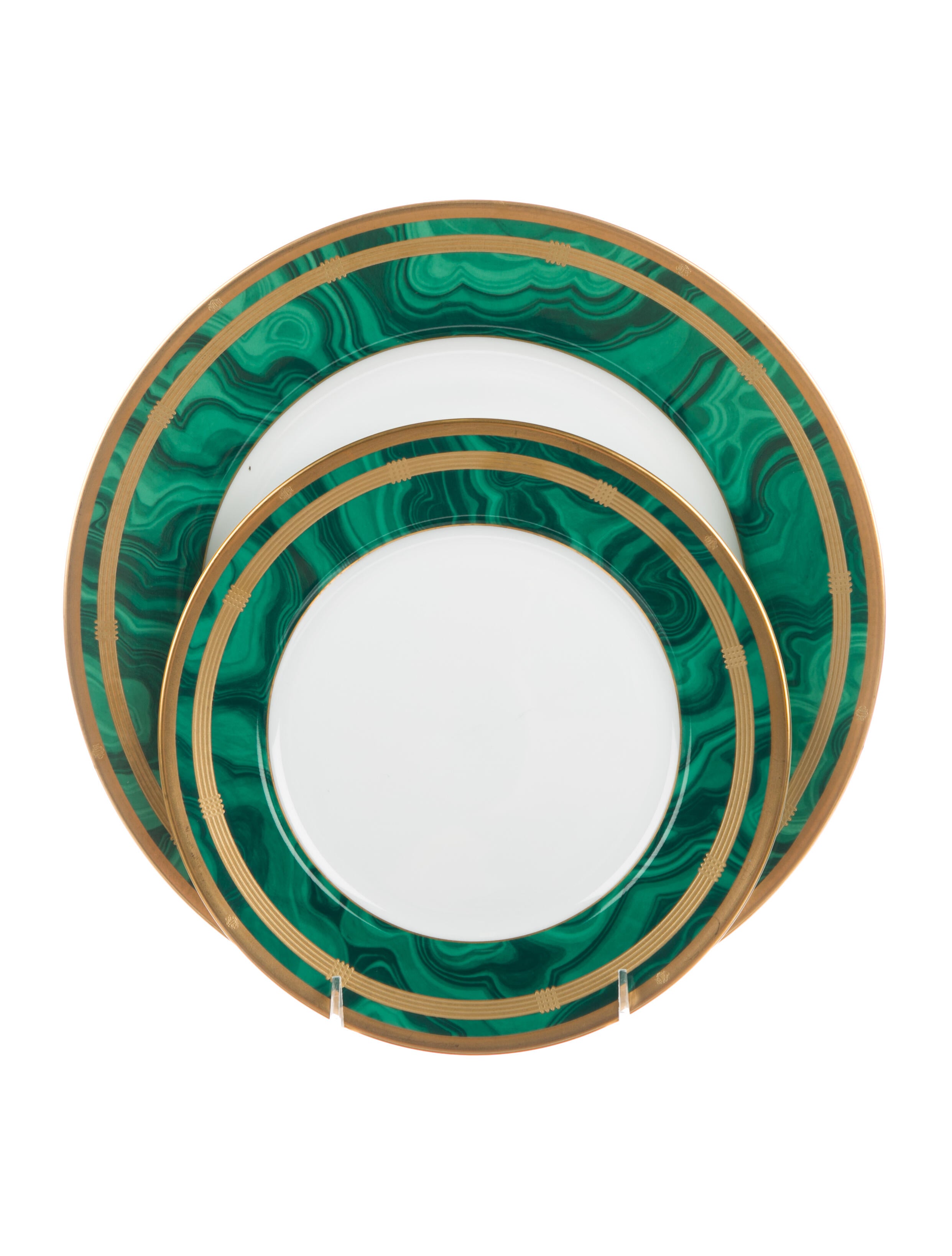 Christian Dior 37-Piece Malachite Tableware Set - Green, 37 pieces ...